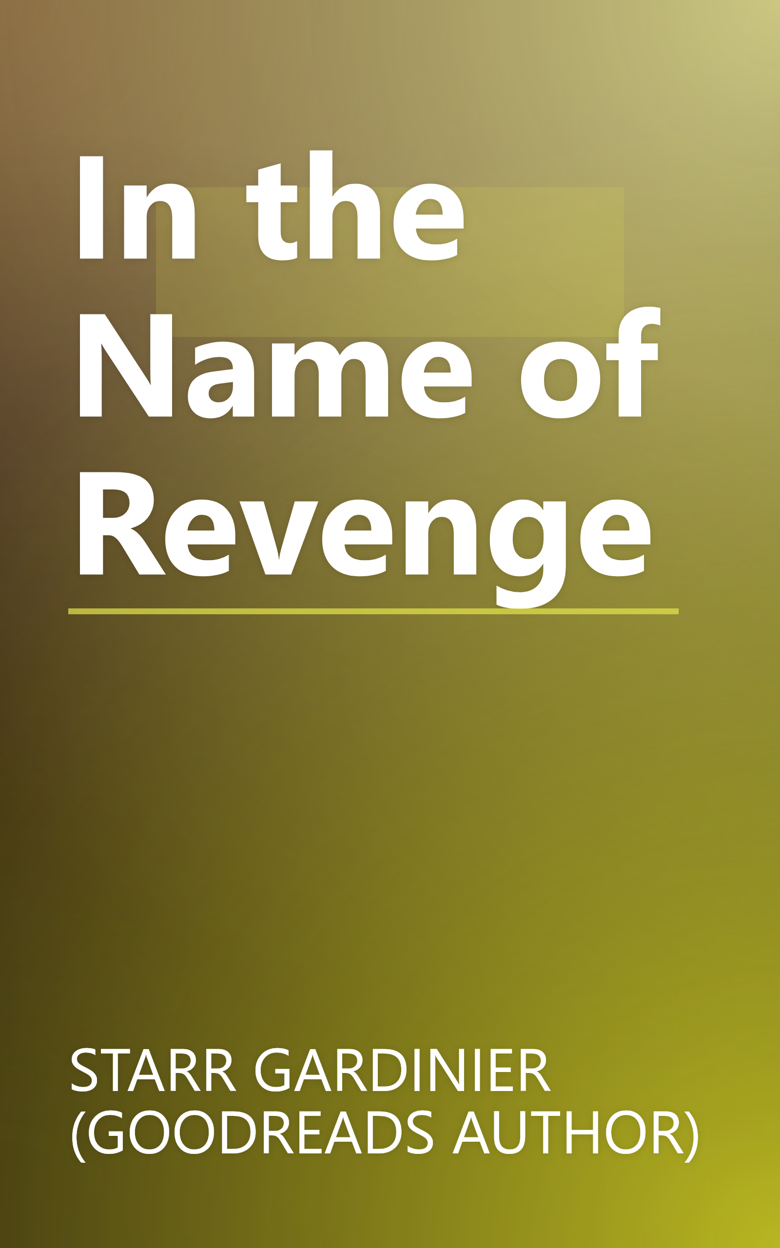In the Name of Revenge book cover