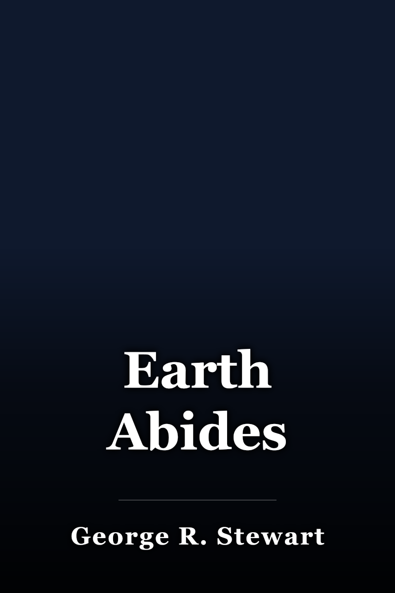 Earth Abides book cover