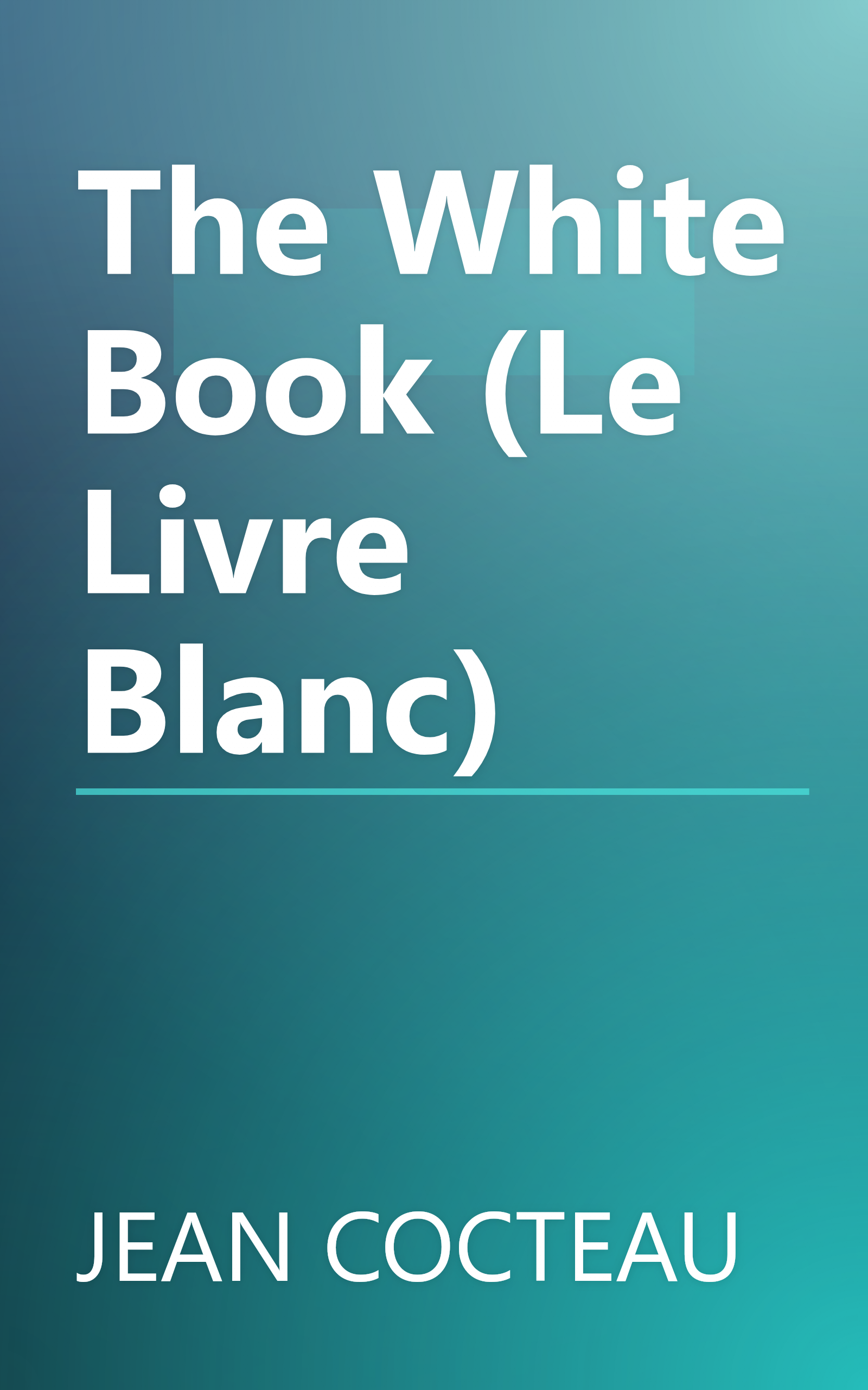 The White Book (Le Livre Blanc) book cover