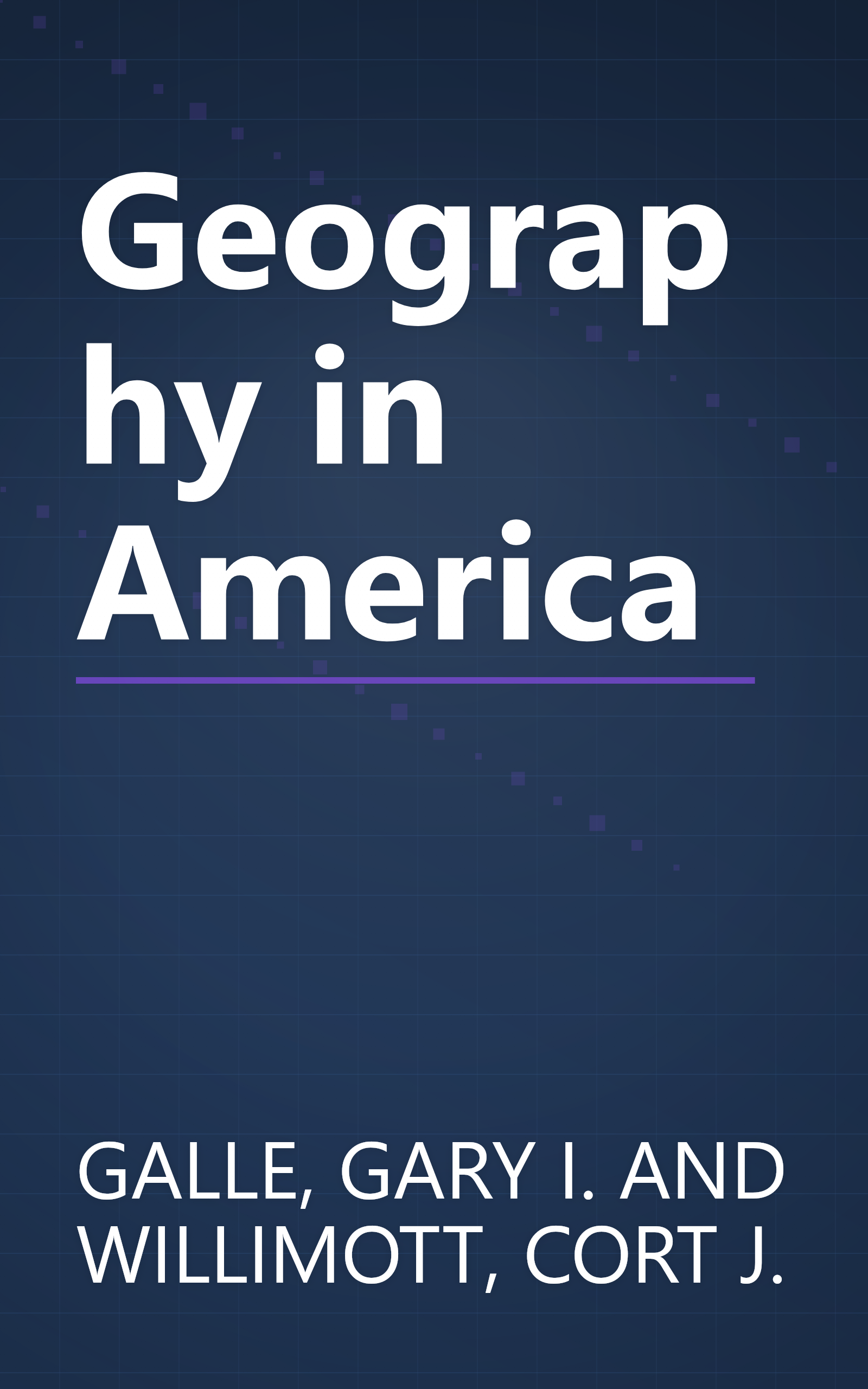 Geography in America book cover