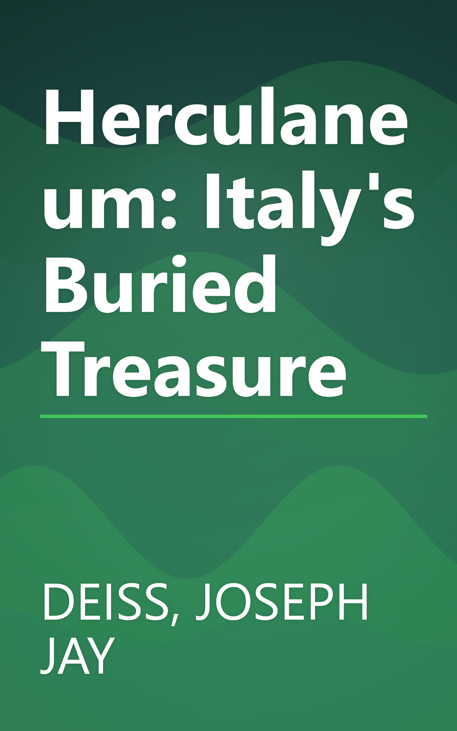 Herculaneum: Italy's Buried Treasure book cover