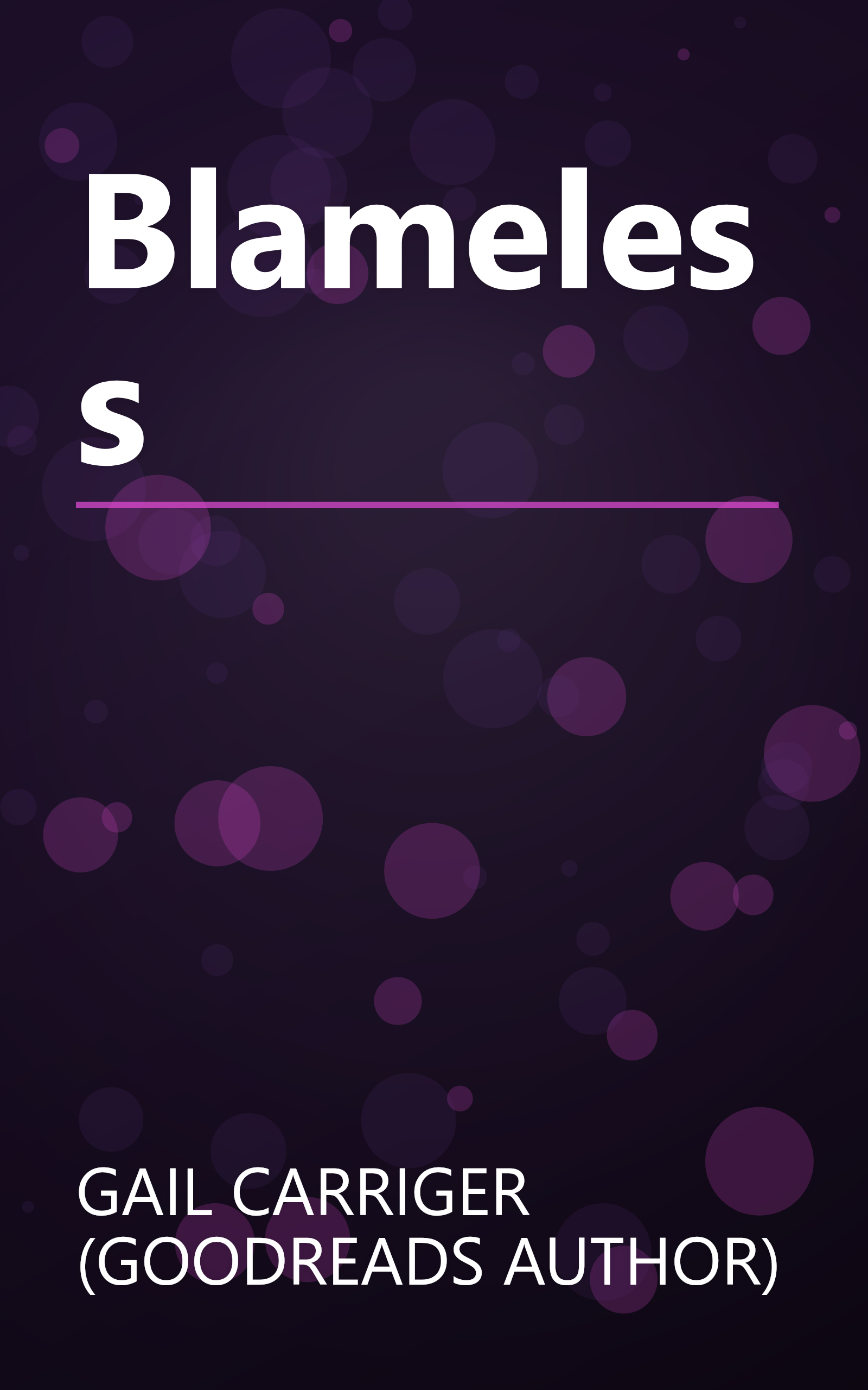 Blameless book cover