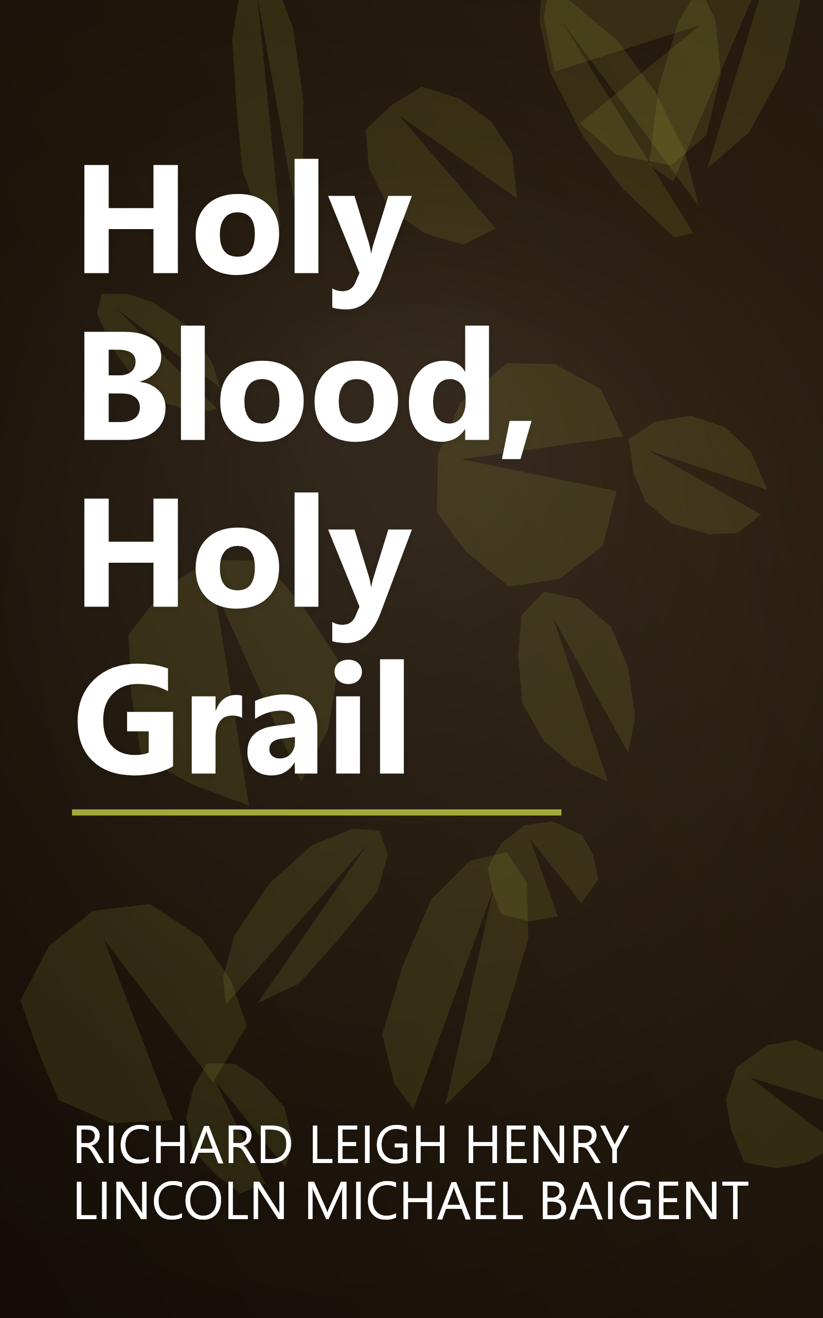 Holy Blood, Holy Grail book cover
