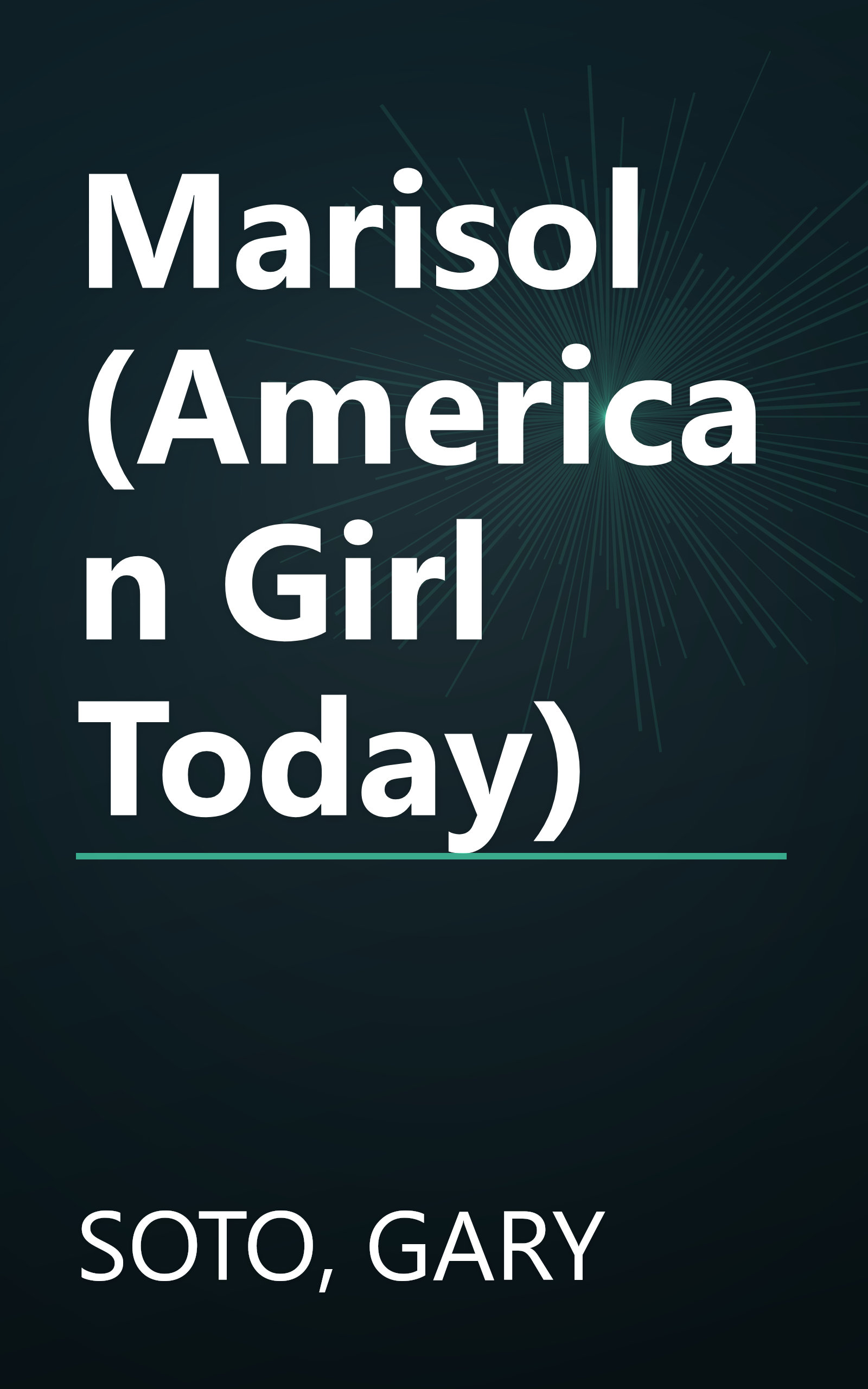 Marisol (American Girl Today) book cover