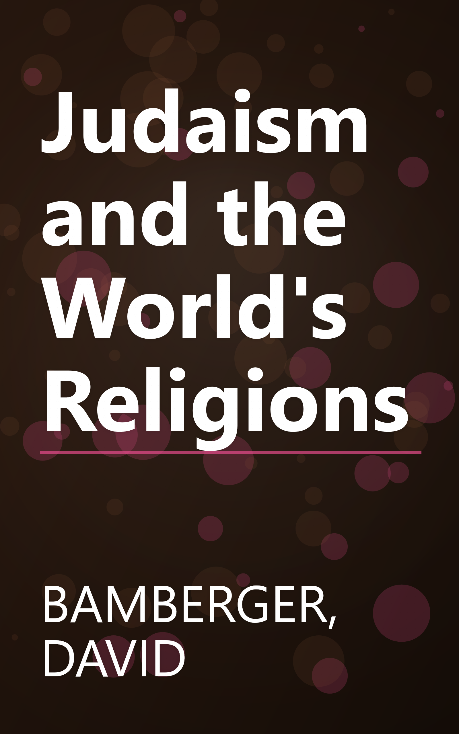Judaism and the World's Religions book cover