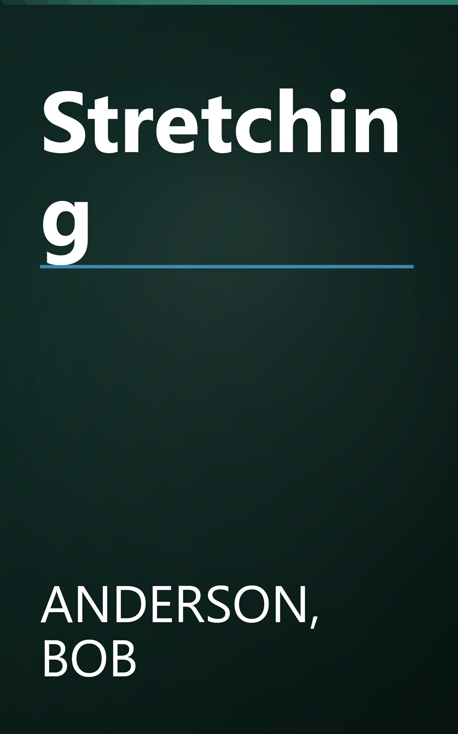 Stretching book cover