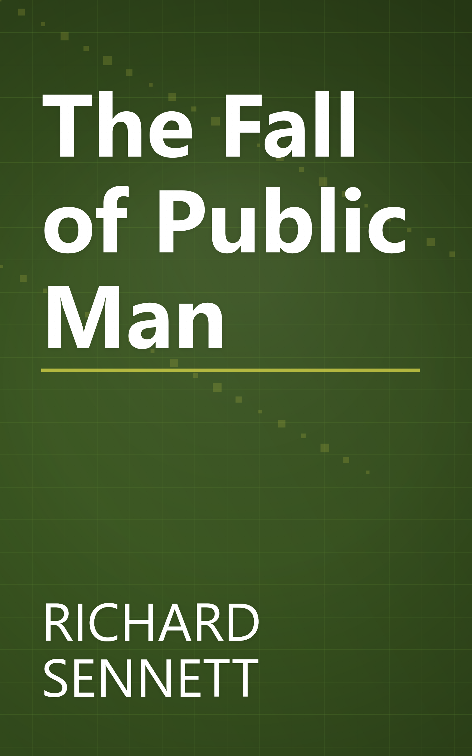 The Fall of Public Man book cover