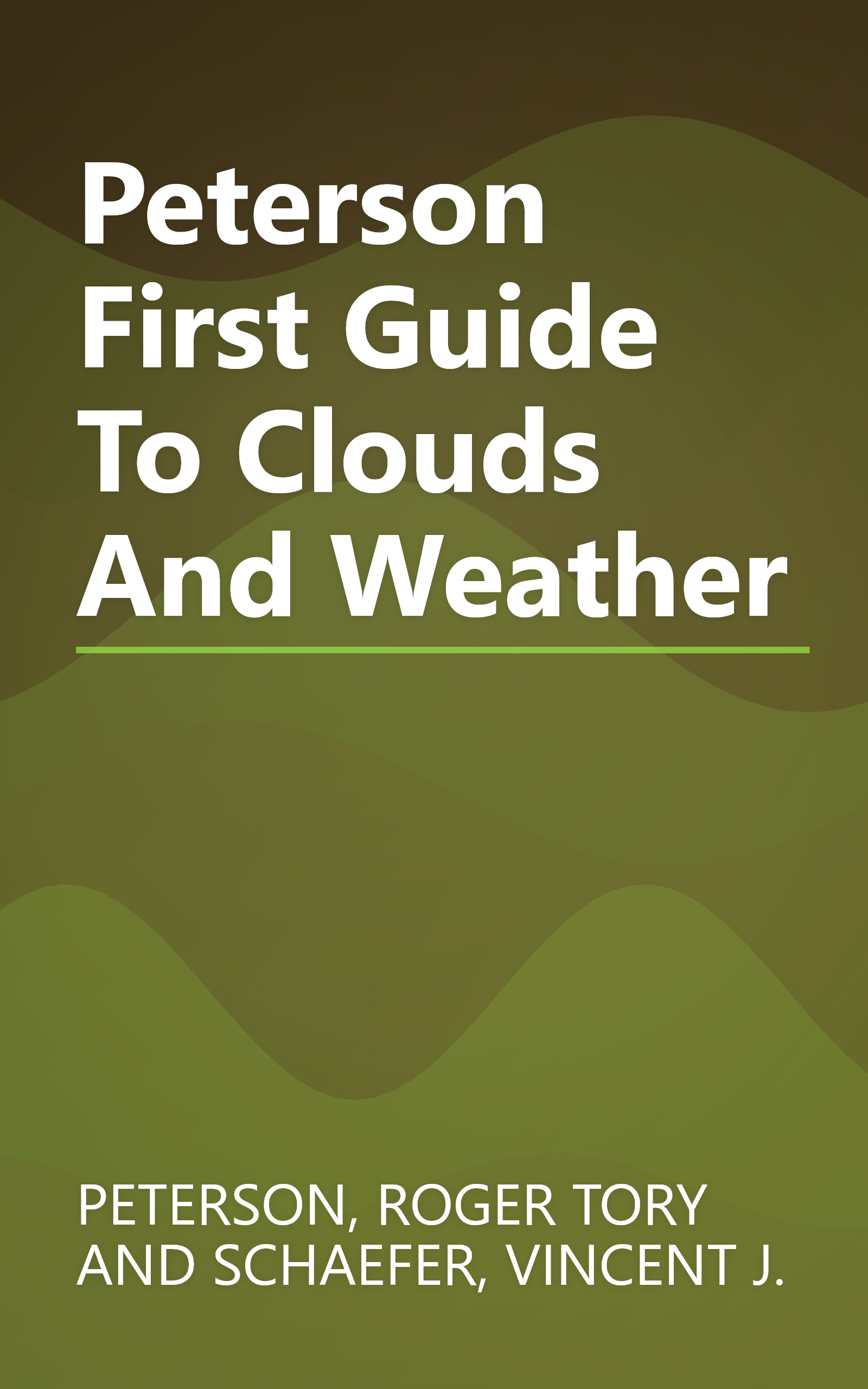 Peterson First Guide To Clouds And Weather book cover