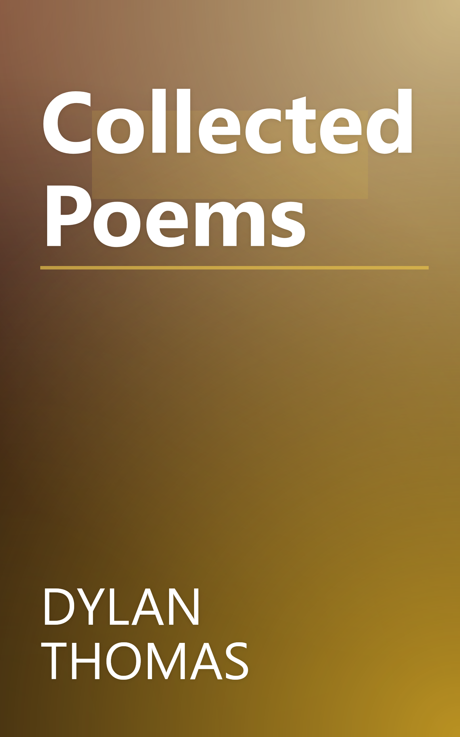 Collected Poems book cover