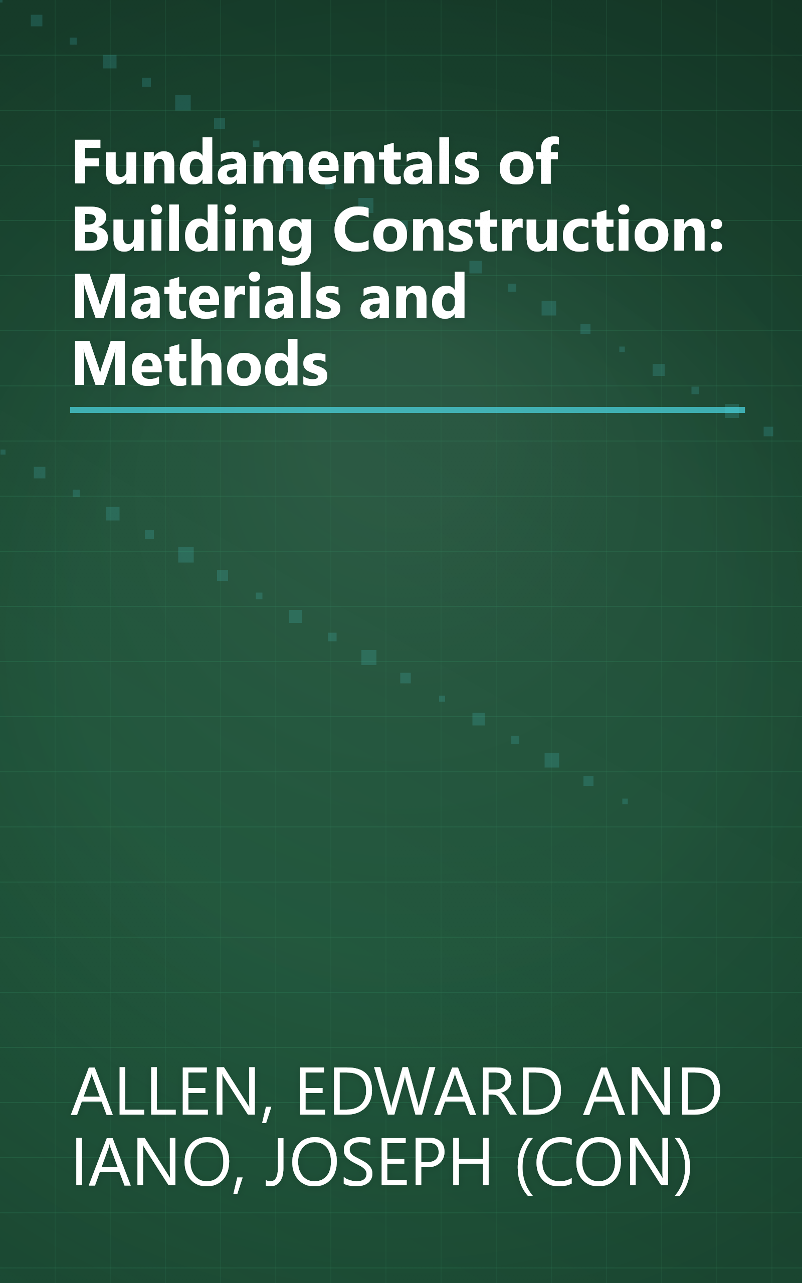 Fundamentals of Building Construction: Materials and Methods book cover