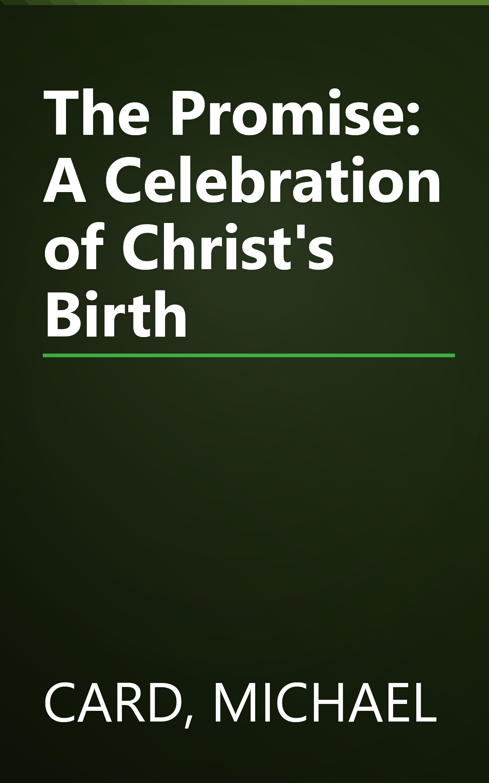 The Promise: A Celebration of Christ's Birth book cover