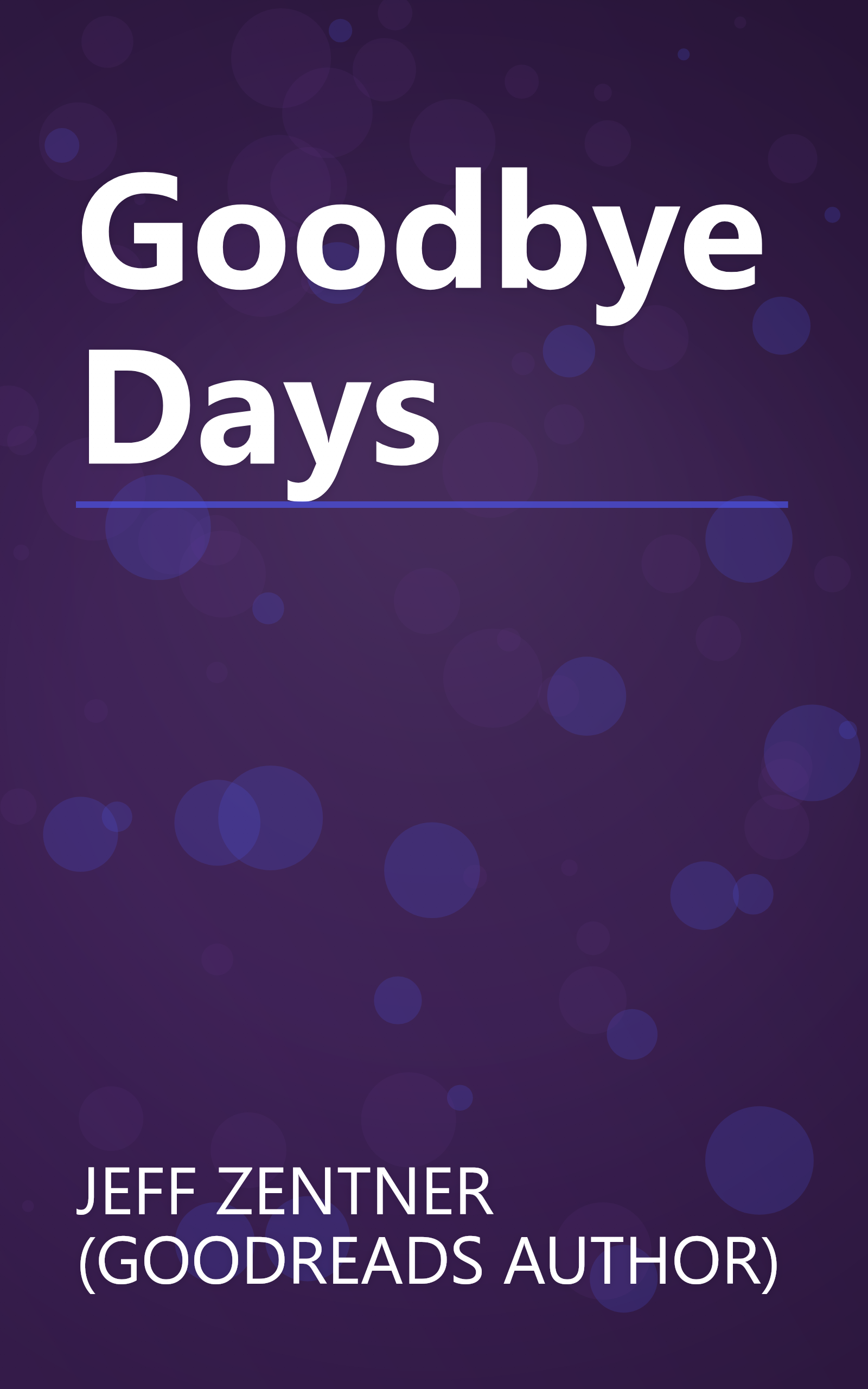 Goodbye Days book cover
