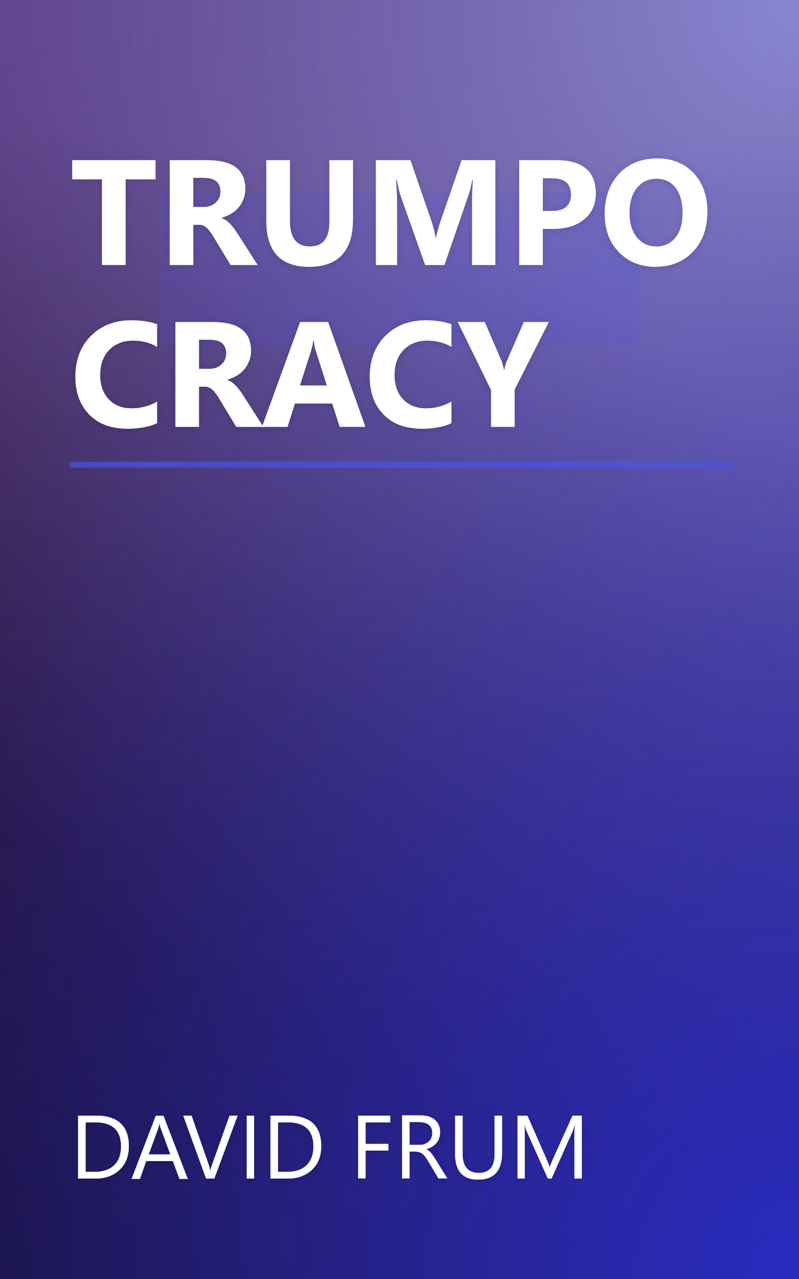 TRUMPOCRACY book cover