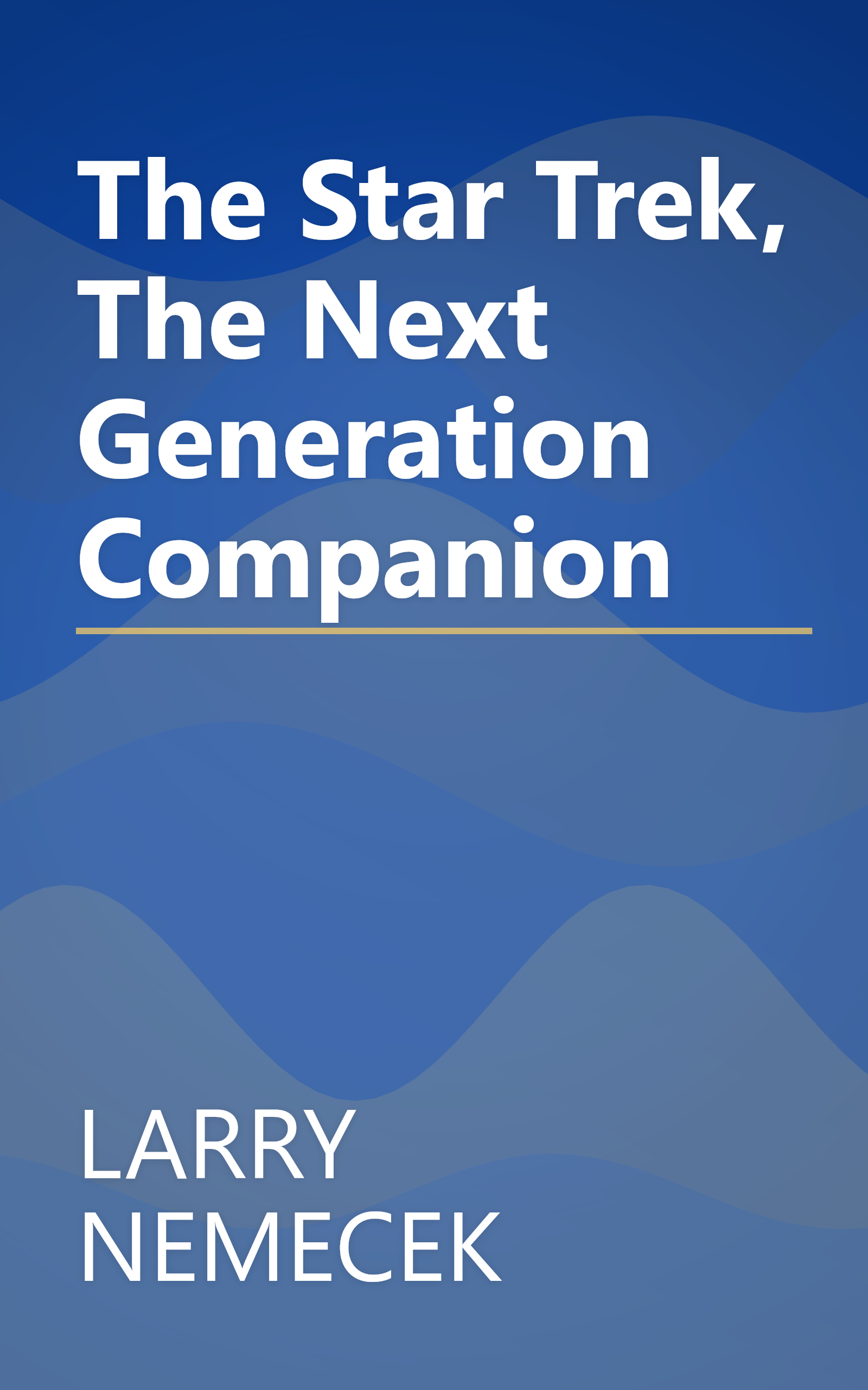 The Star Trek, The Next Generation Companion book cover