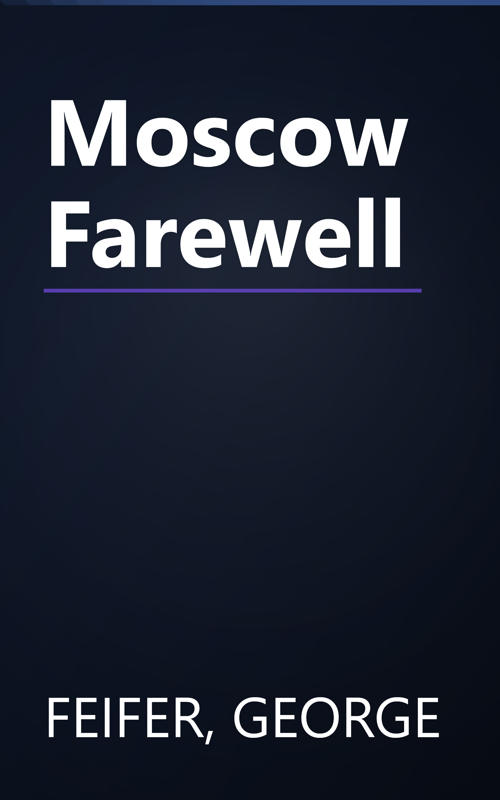 Moscow Farewell book cover