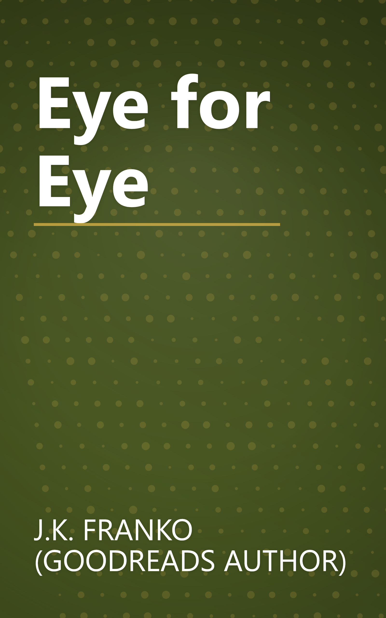 Eye for Eye book cover