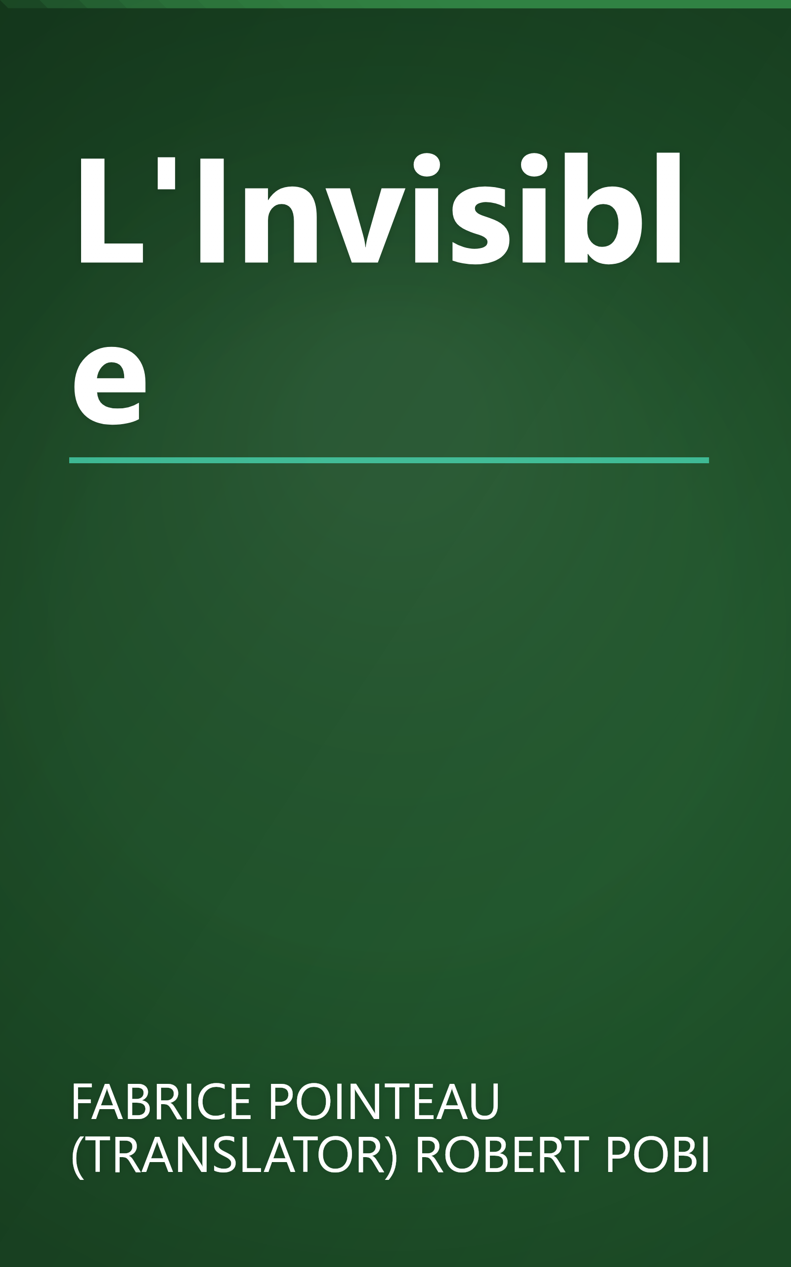 L'Invisible book cover