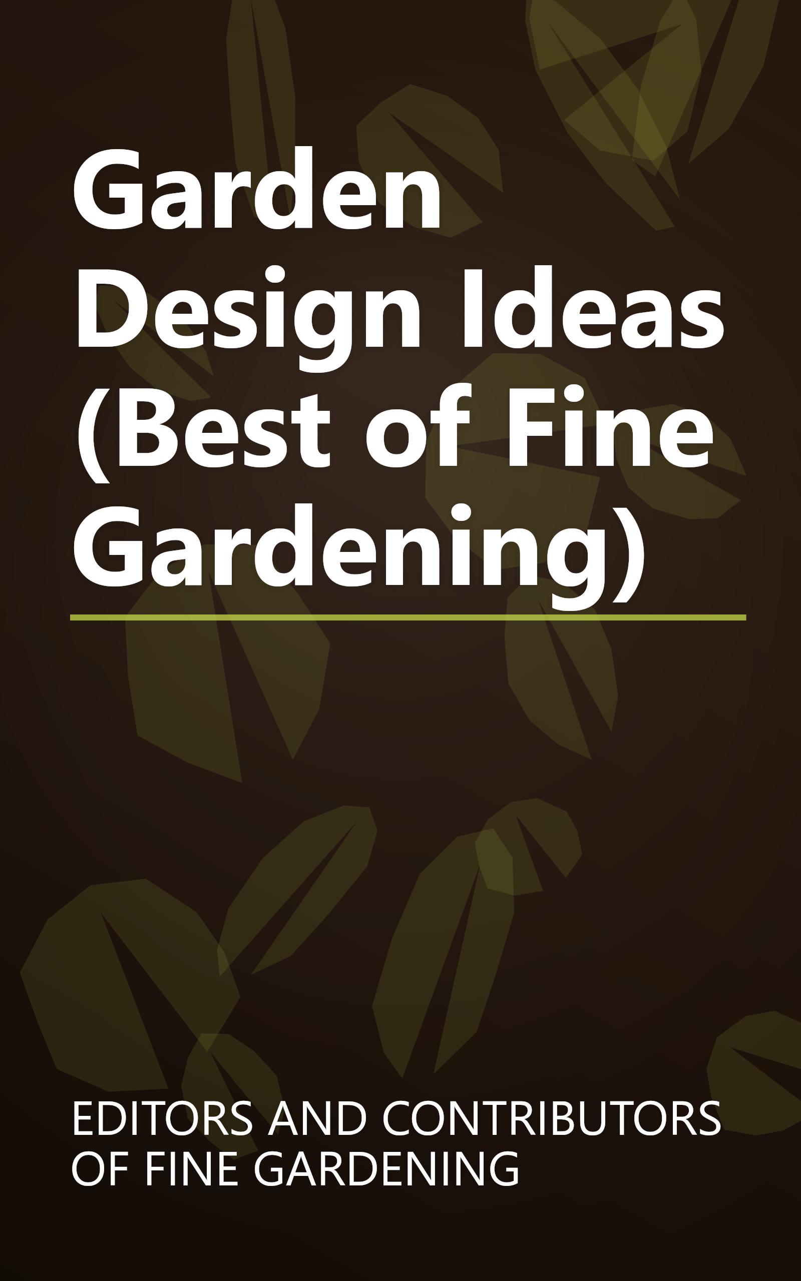Garden Design Ideas (Best of Fine Gardening) book cover
