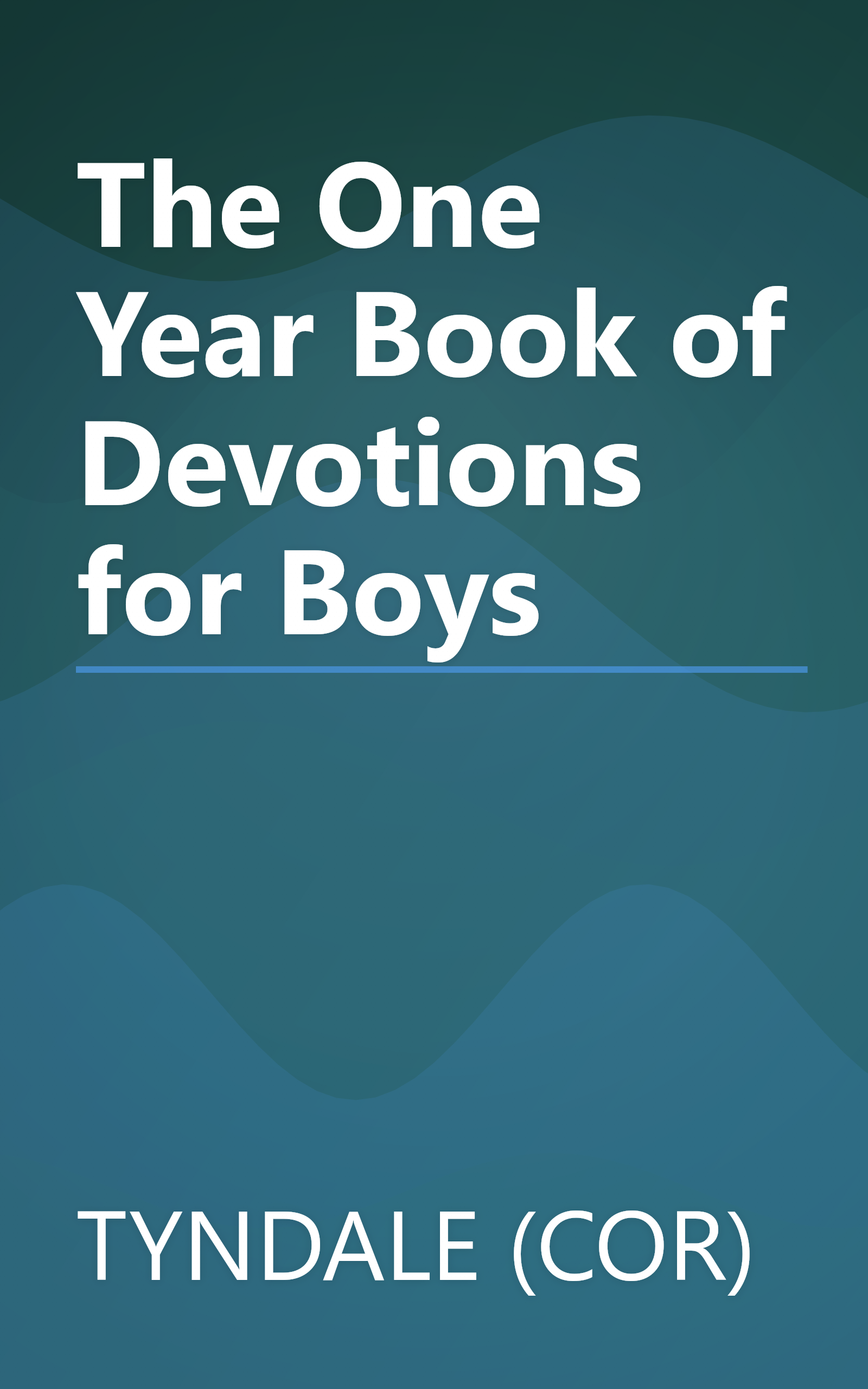 The One Year Book of Devotions for Boys book cover