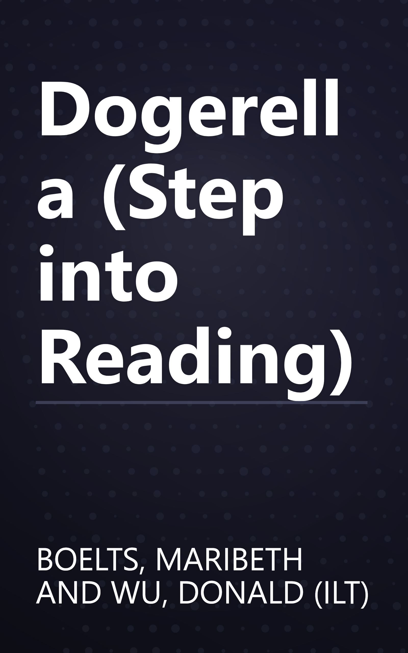 Dogerella (Step into Reading) book cover