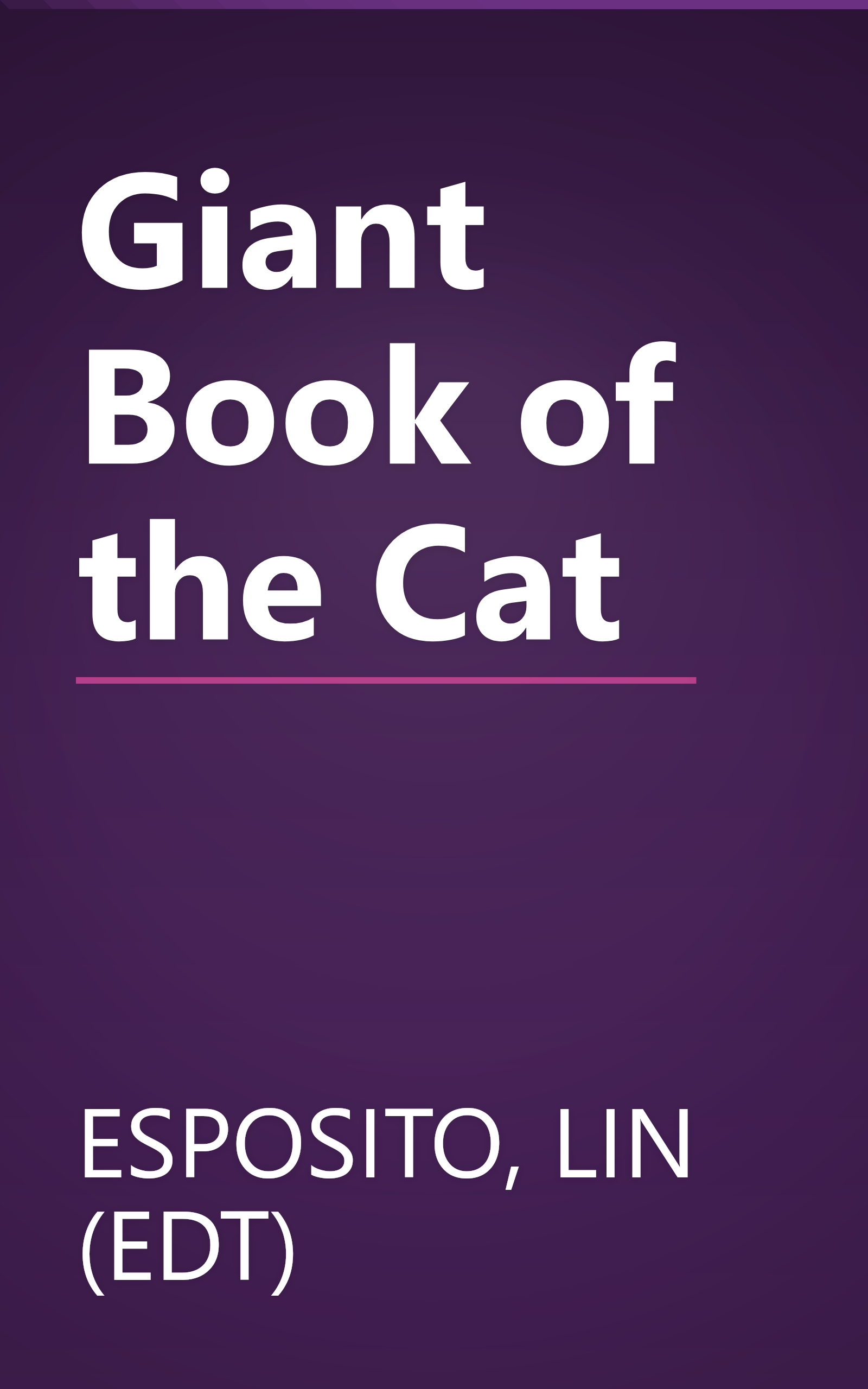 Giant Book of the Cat book cover