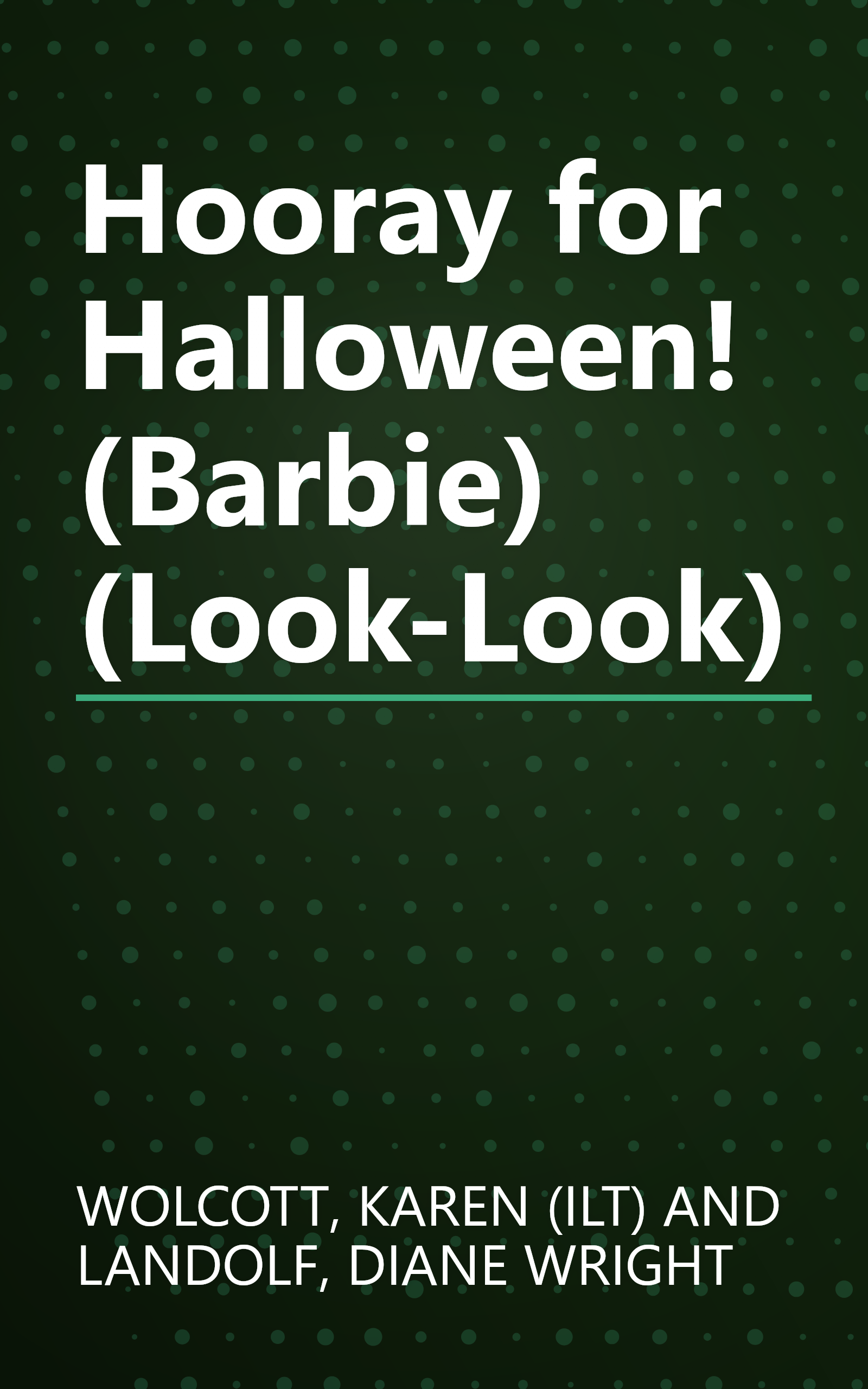 Hooray for Halloween! (Barbie) (Look-Look) book cover