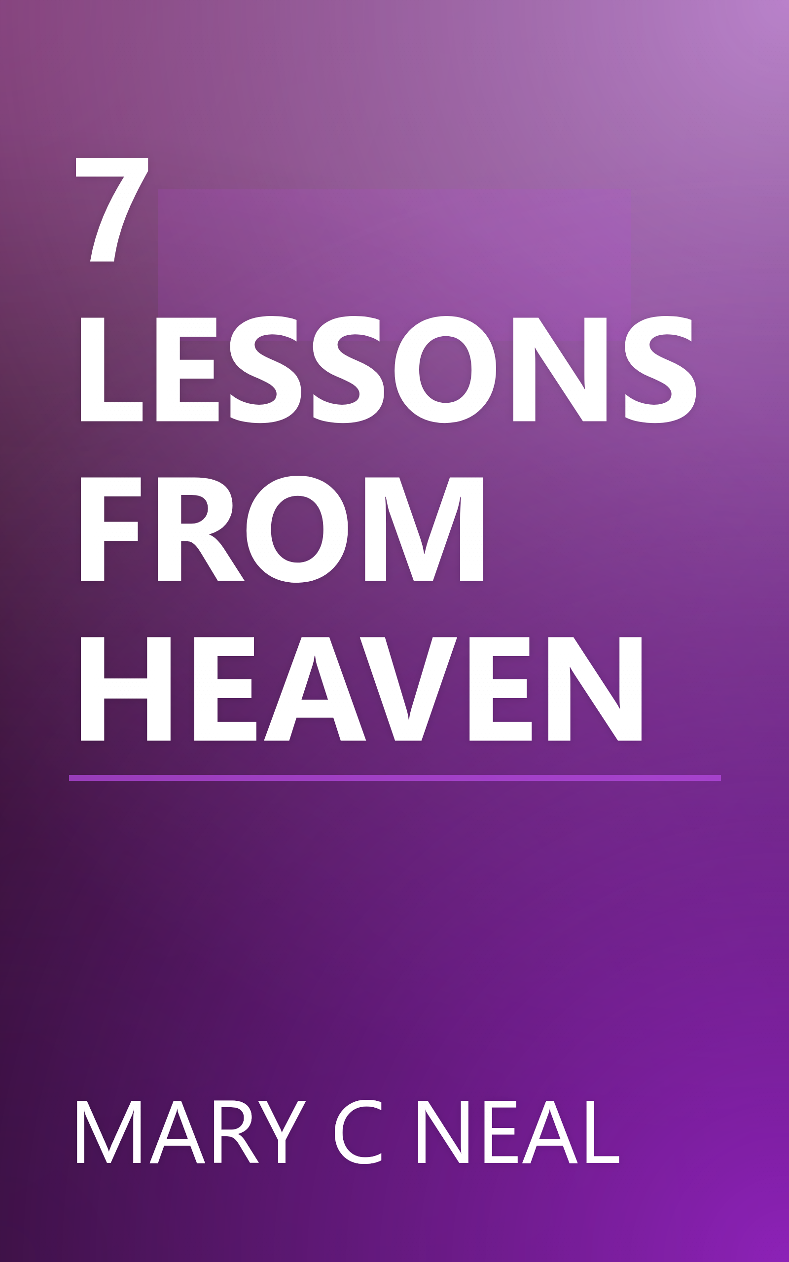 7 LESSONS FROM HEAVEN book cover