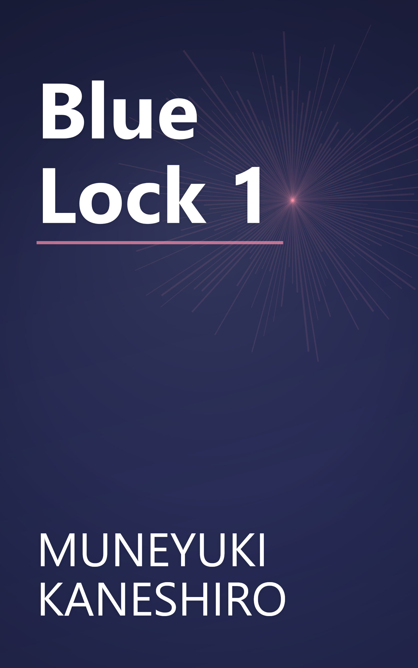 Blue Lock 1 book cover