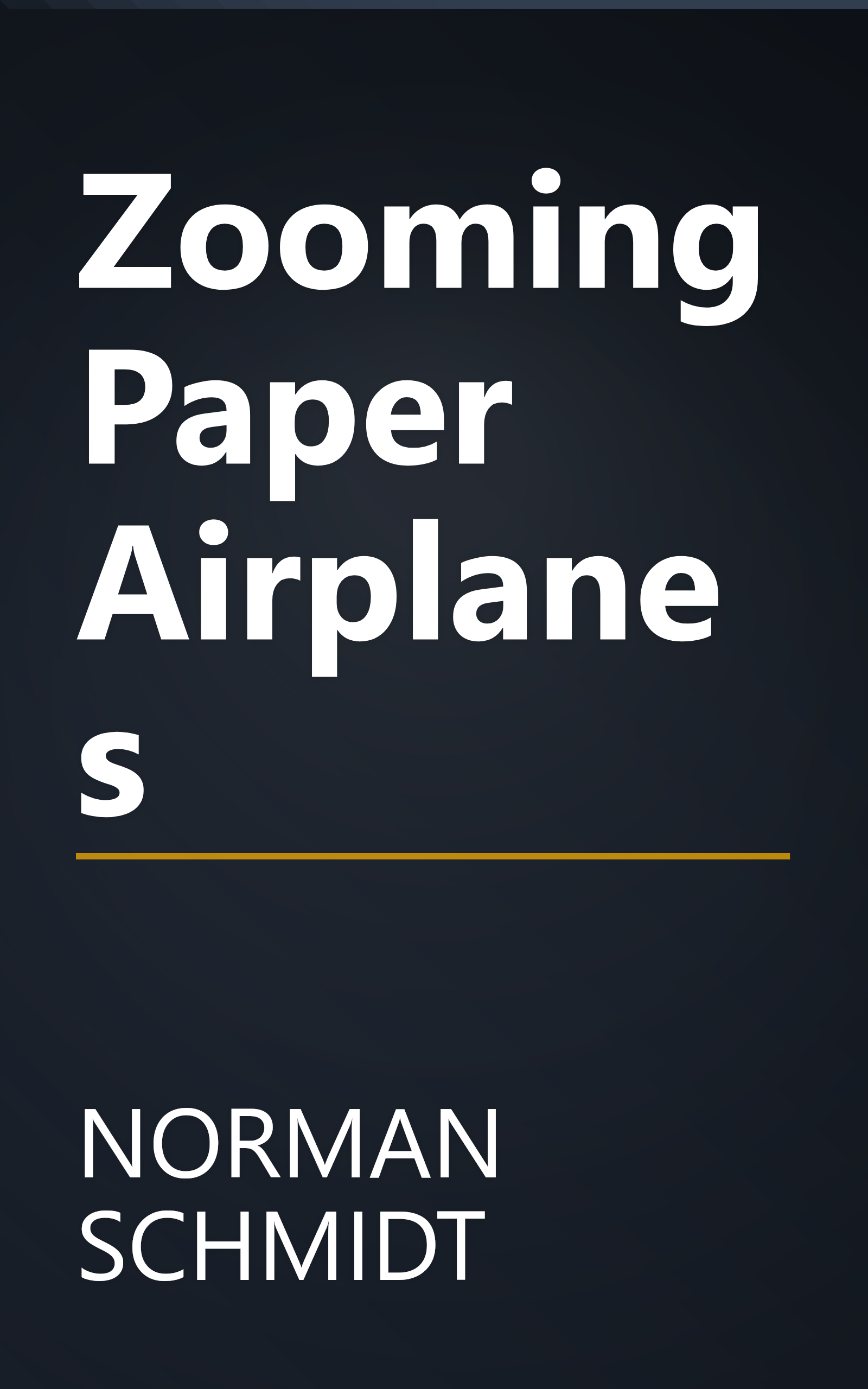 Zooming Paper Airplanes book cover