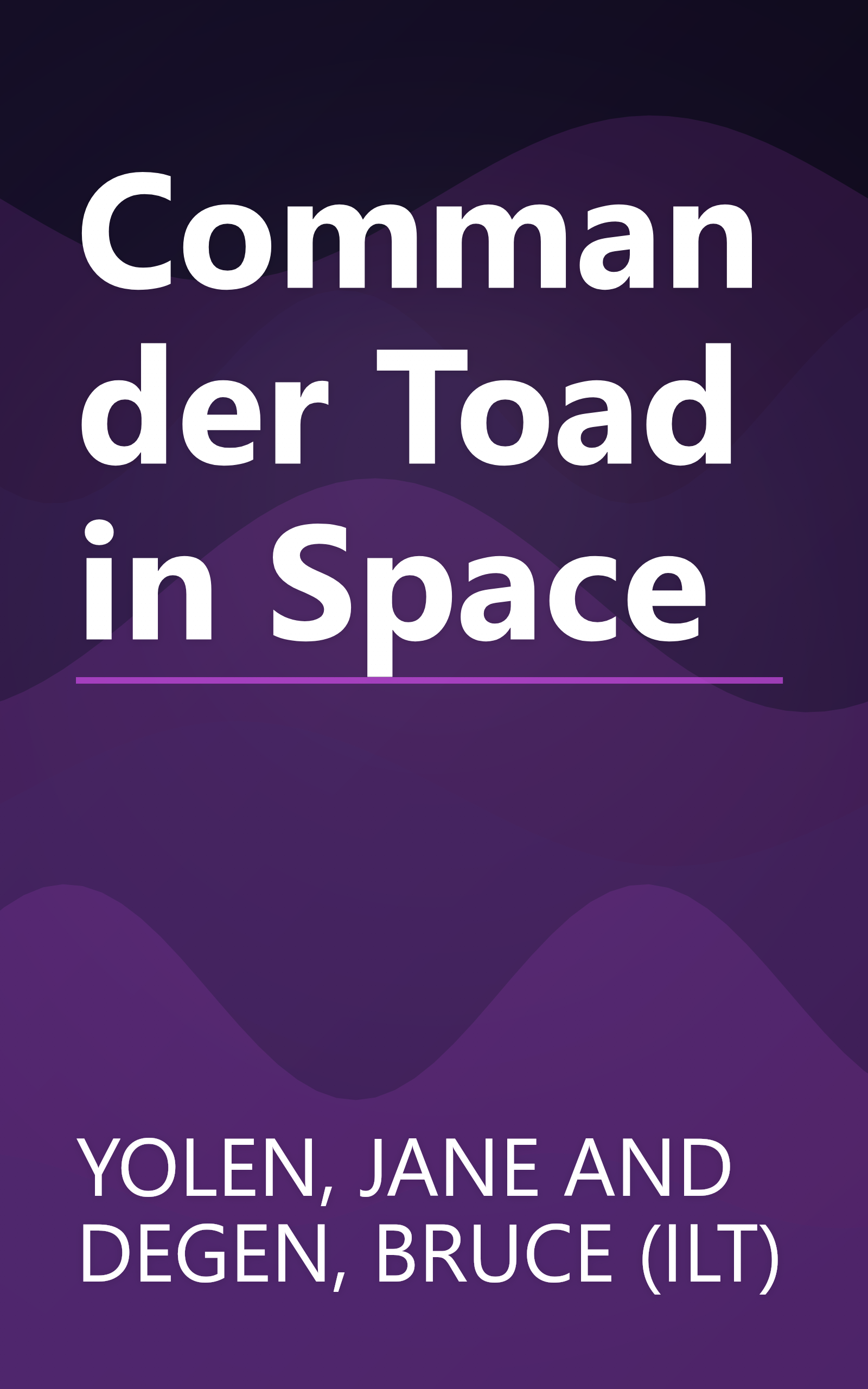 Commander Toad in Space book cover