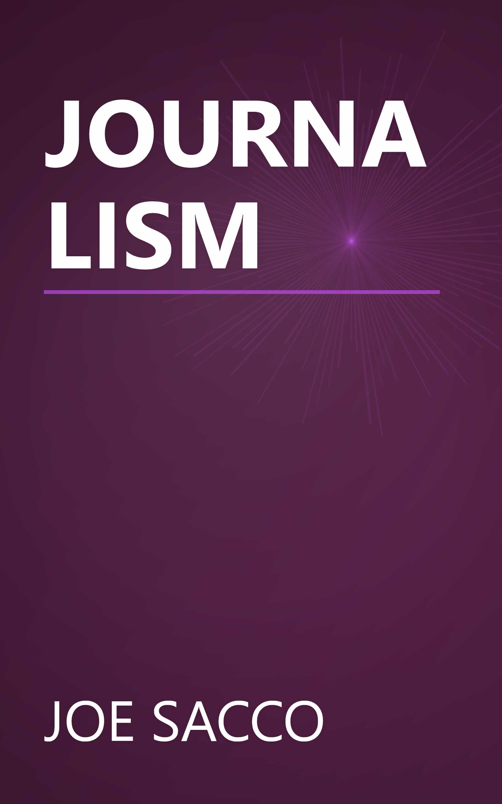 JOURNALISM book cover
