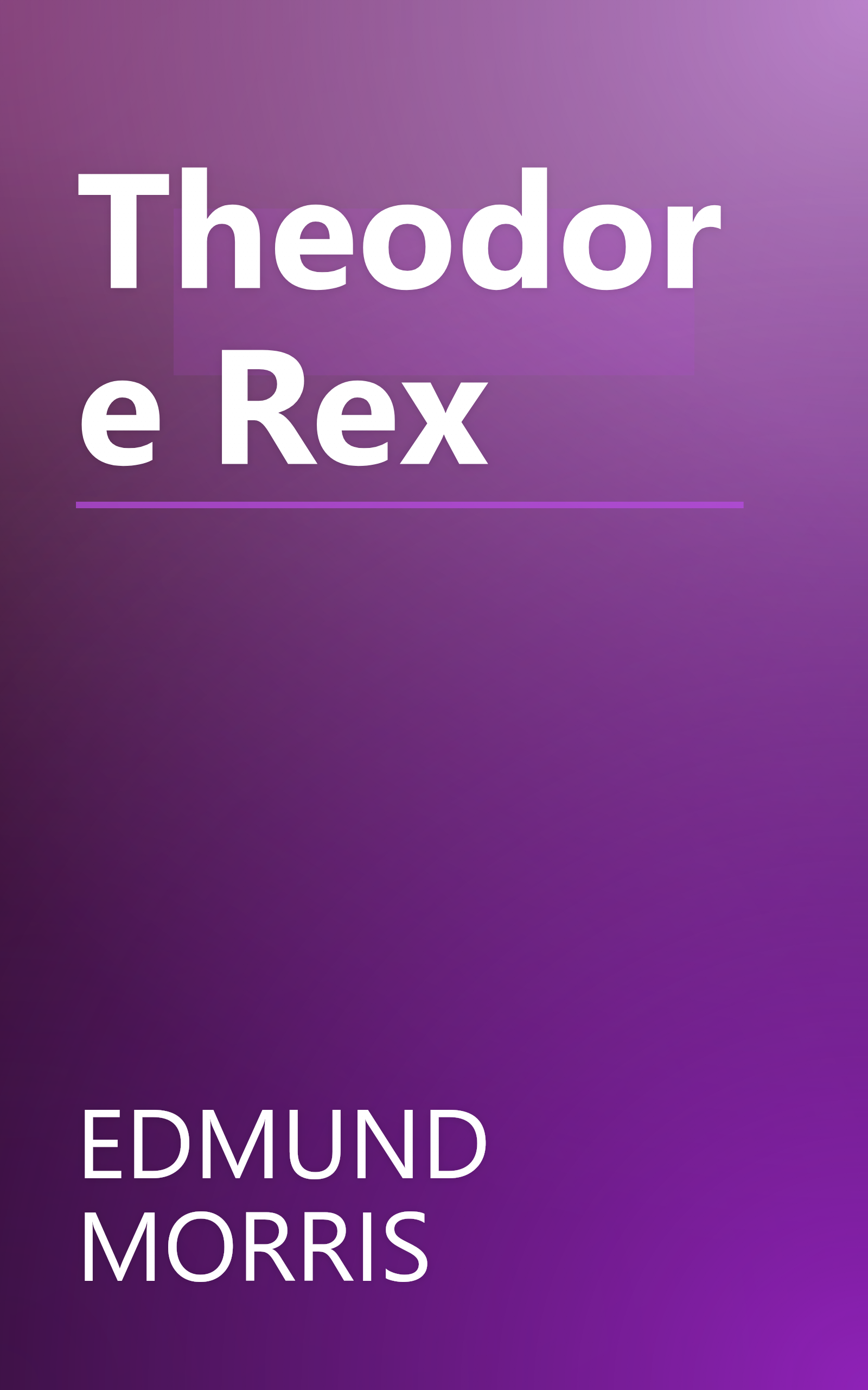 Theodore Rex book cover