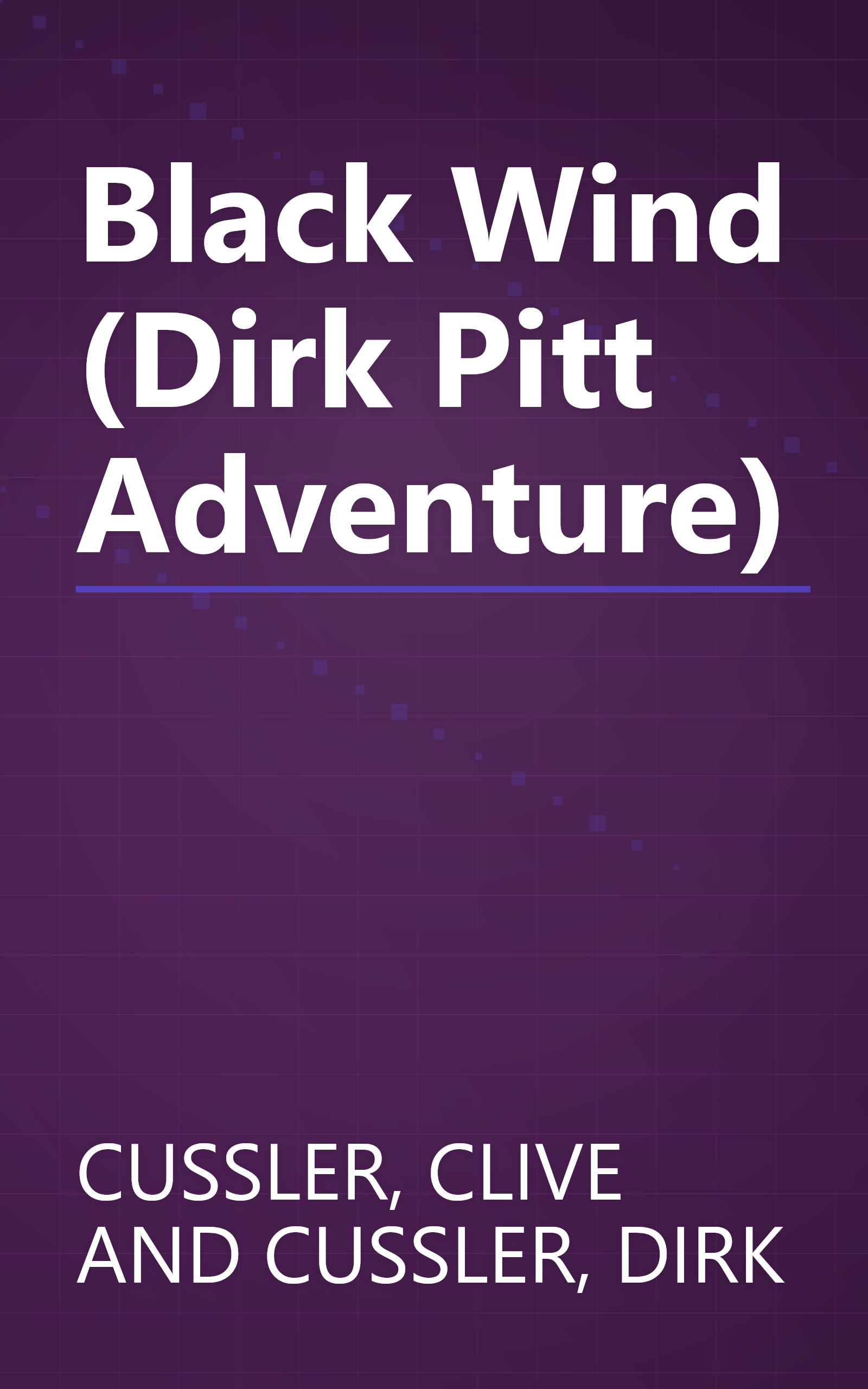 Black Wind (Dirk Pitt Adventure) book cover