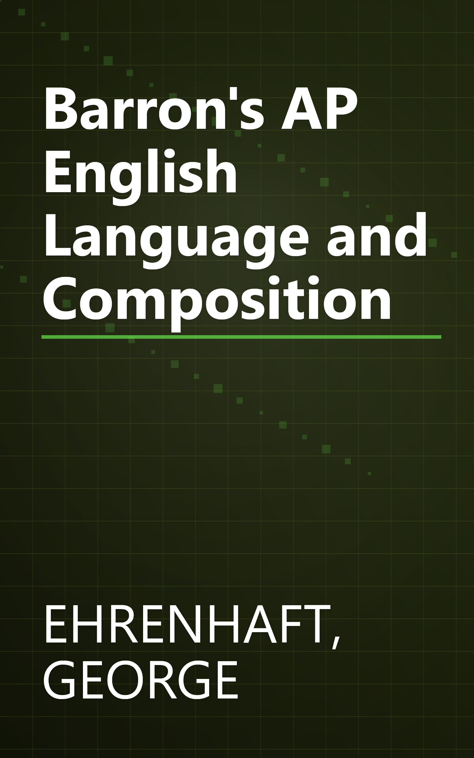 Barron's AP English Language and Composition book cover