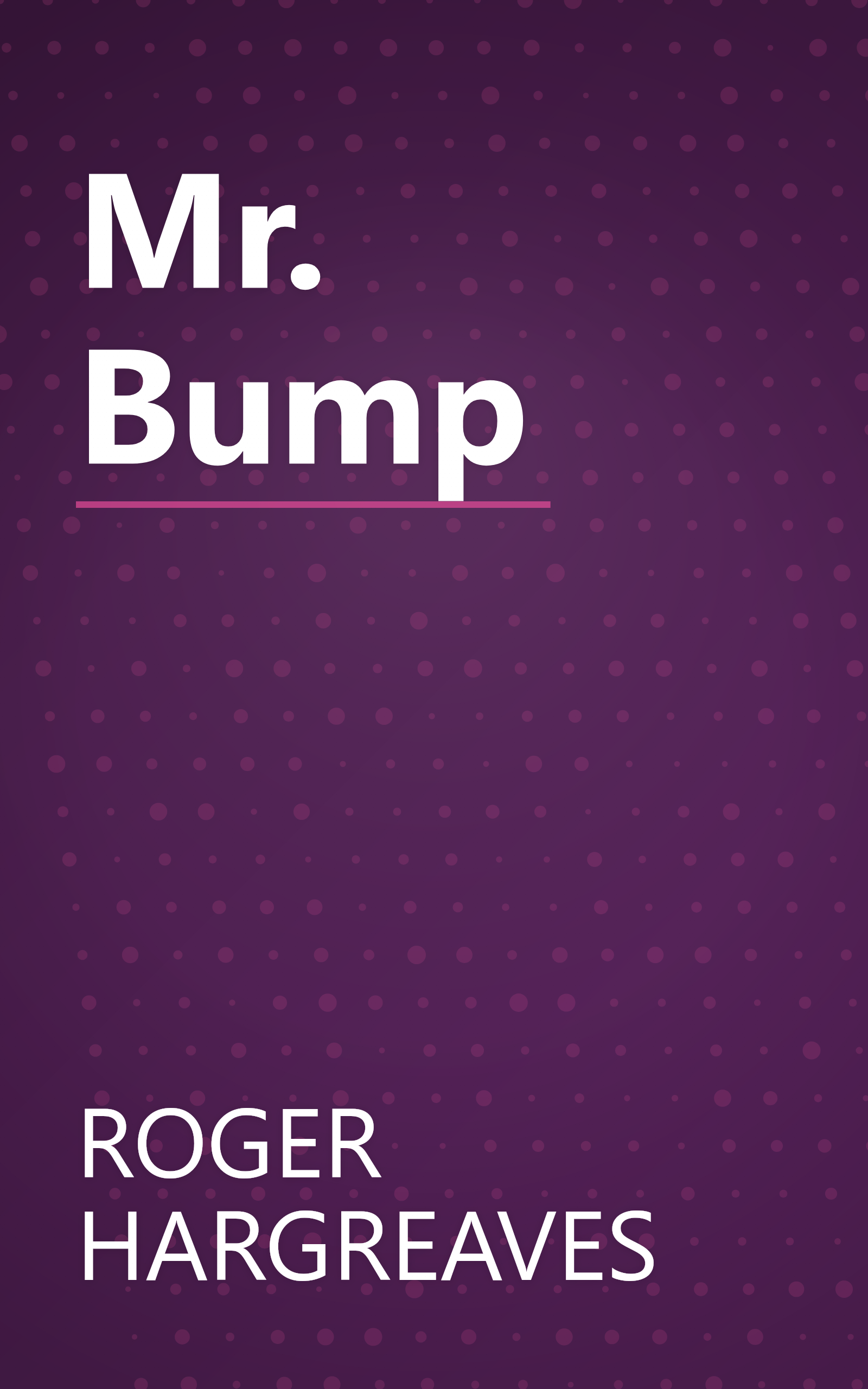 Mr. Bump book cover