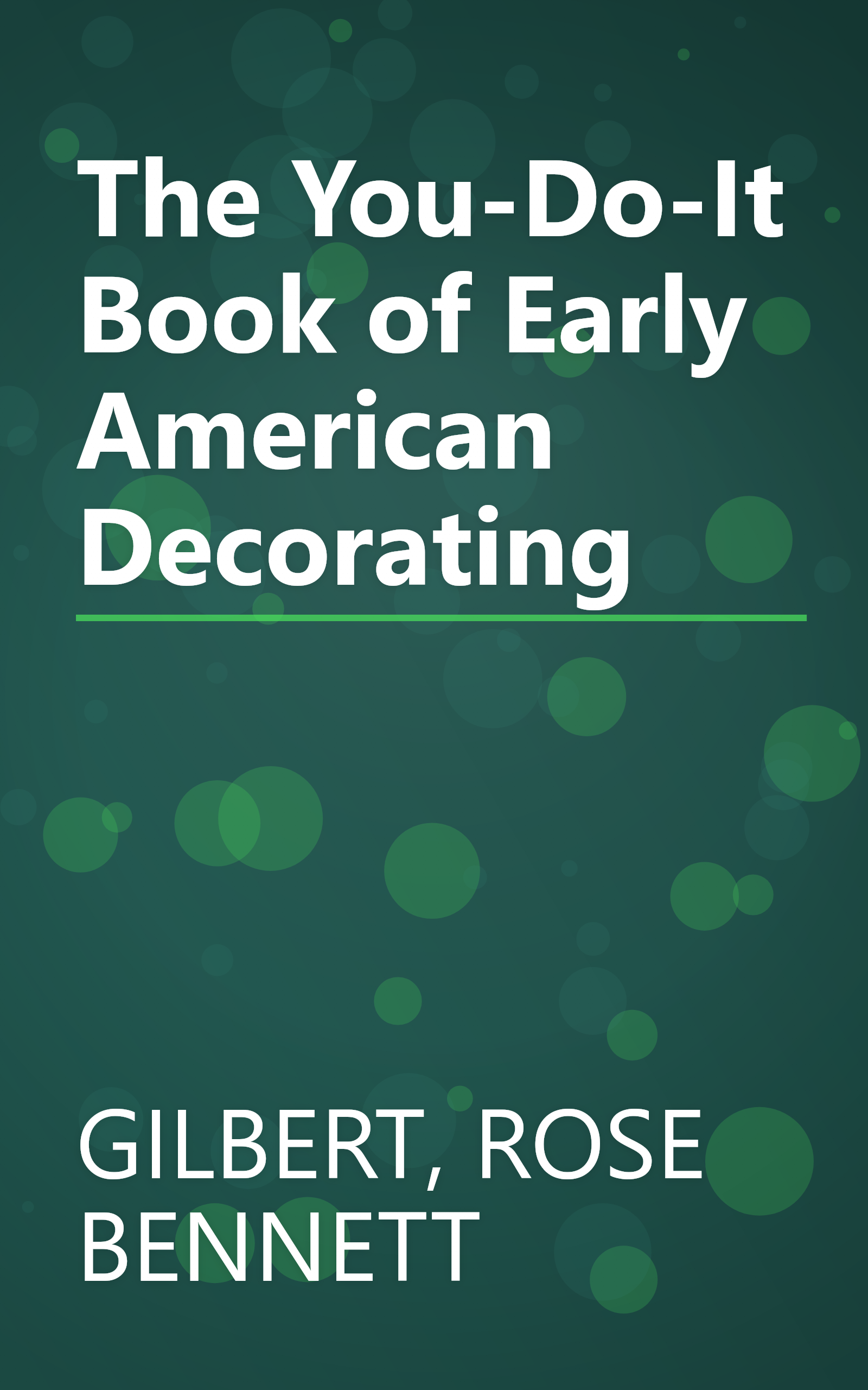 The You-Do-It Book of Early American Decorating book cover