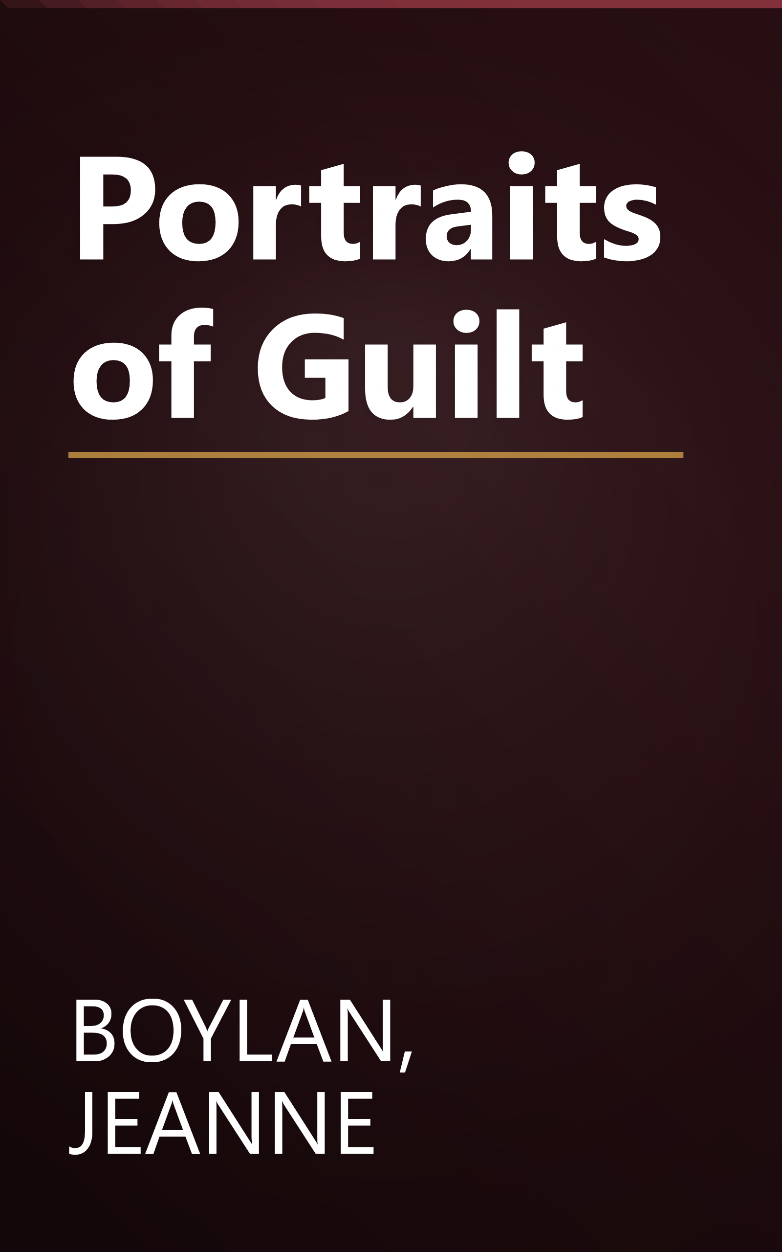 Portraits of Guilt book cover