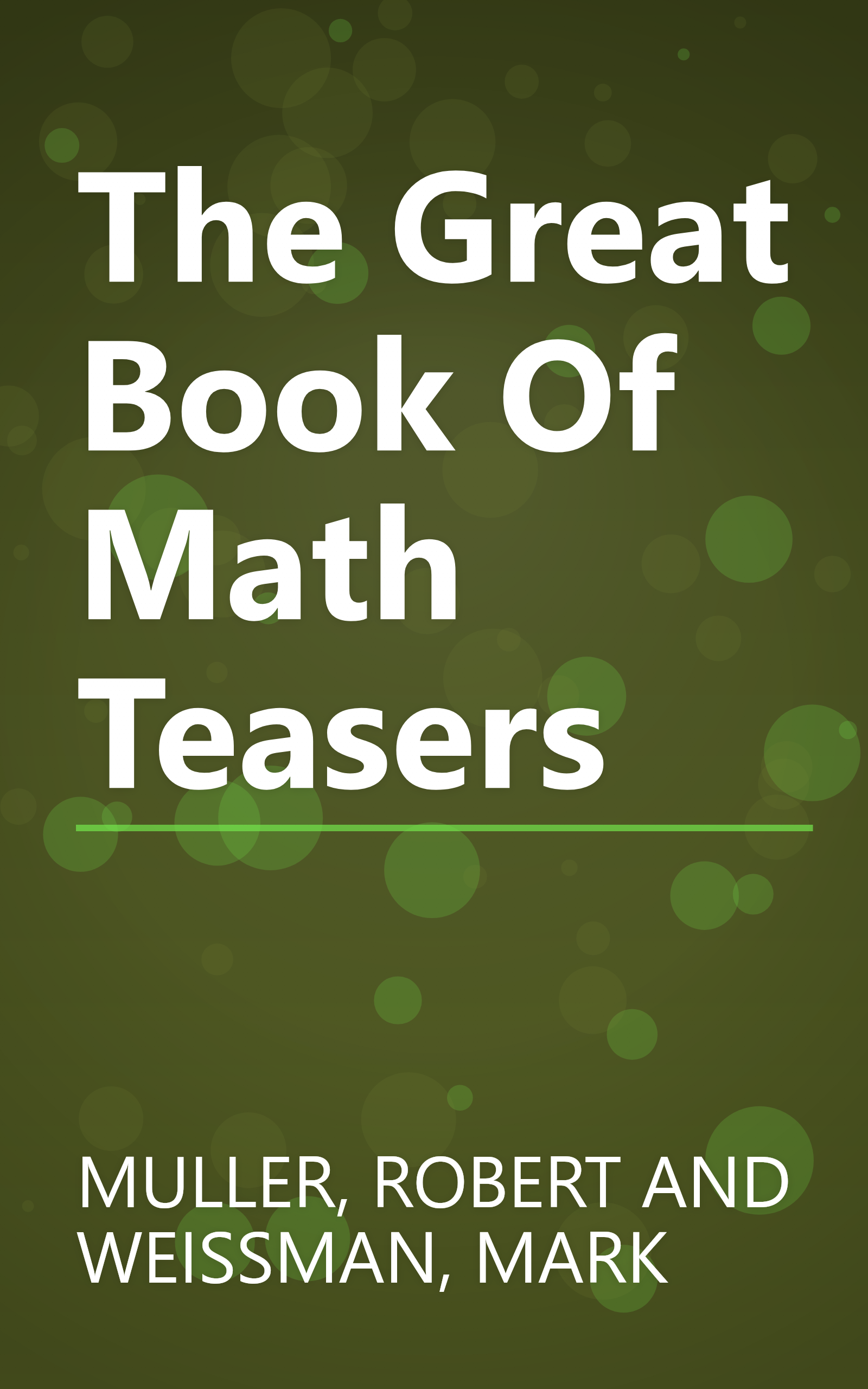 The Great Book Of Math Teasers book cover