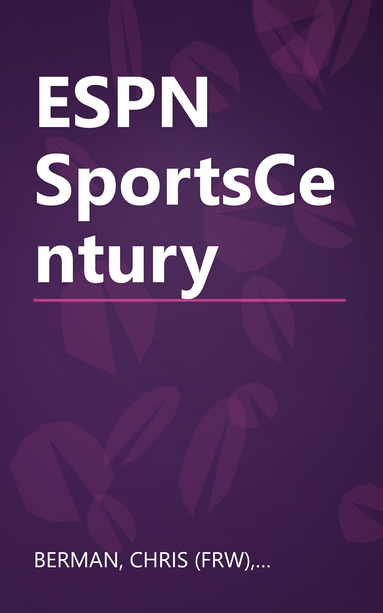 ESPN SportsCentury book cover