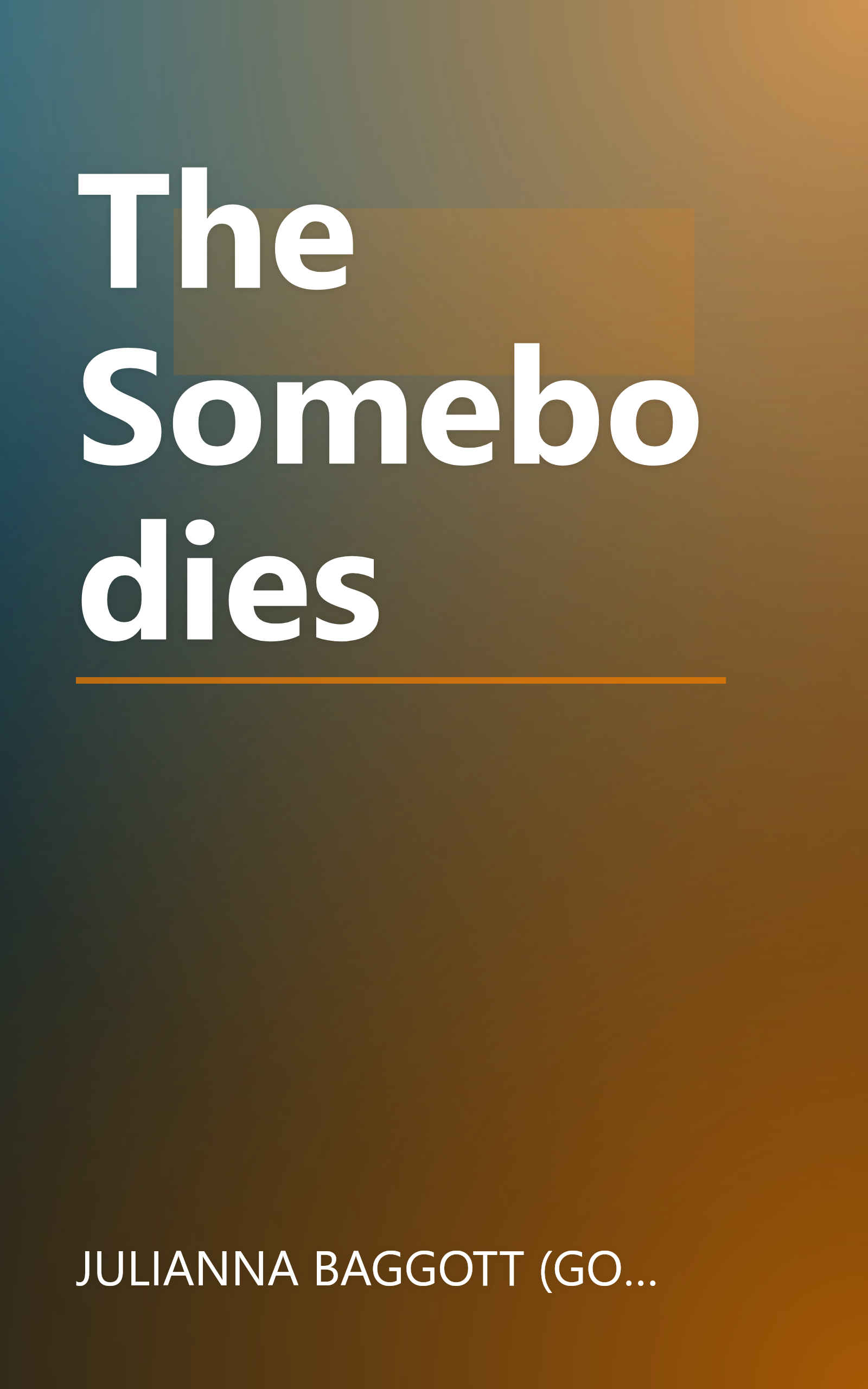 The Somebodies book cover