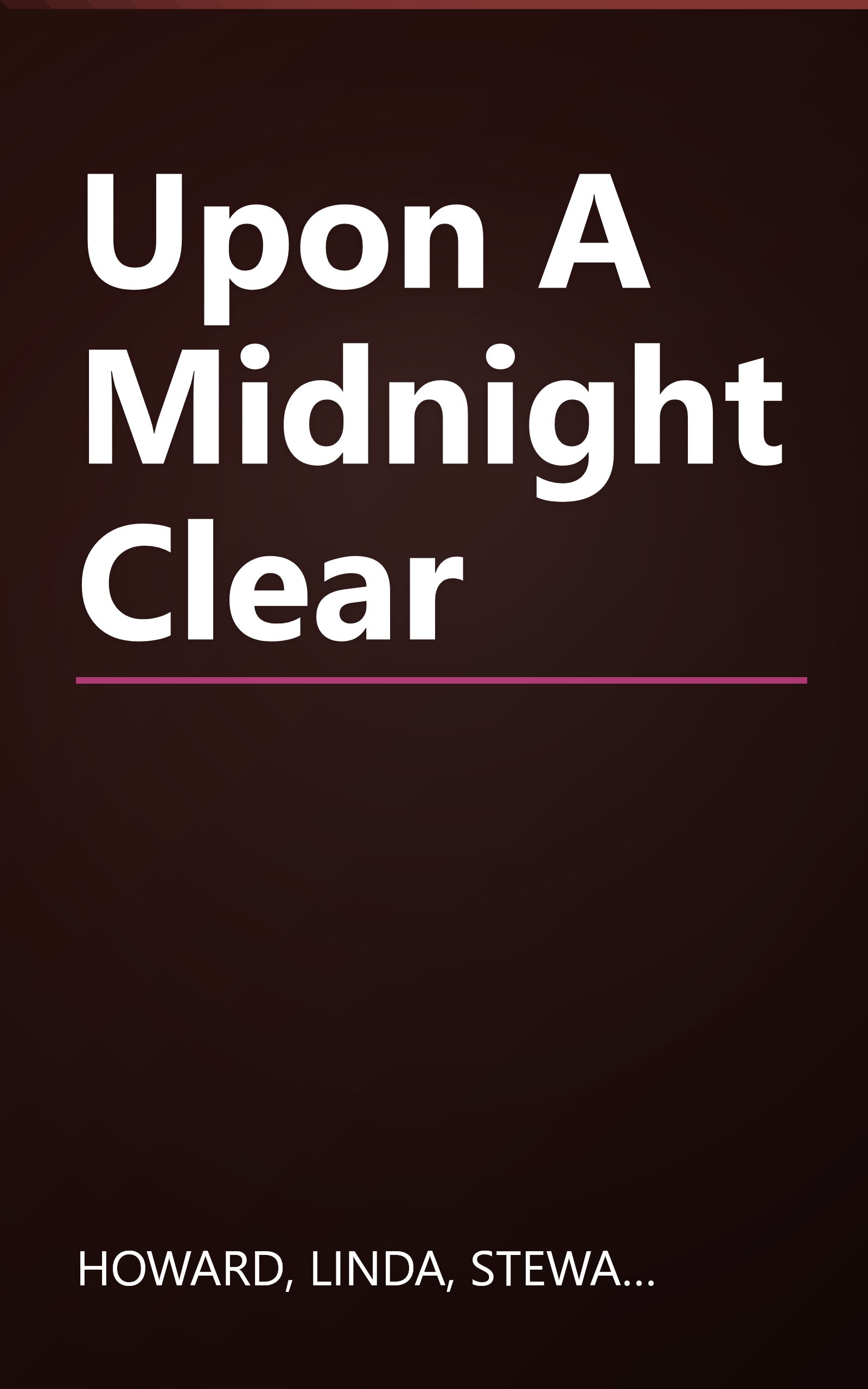 Upon A Midnight Clear book cover