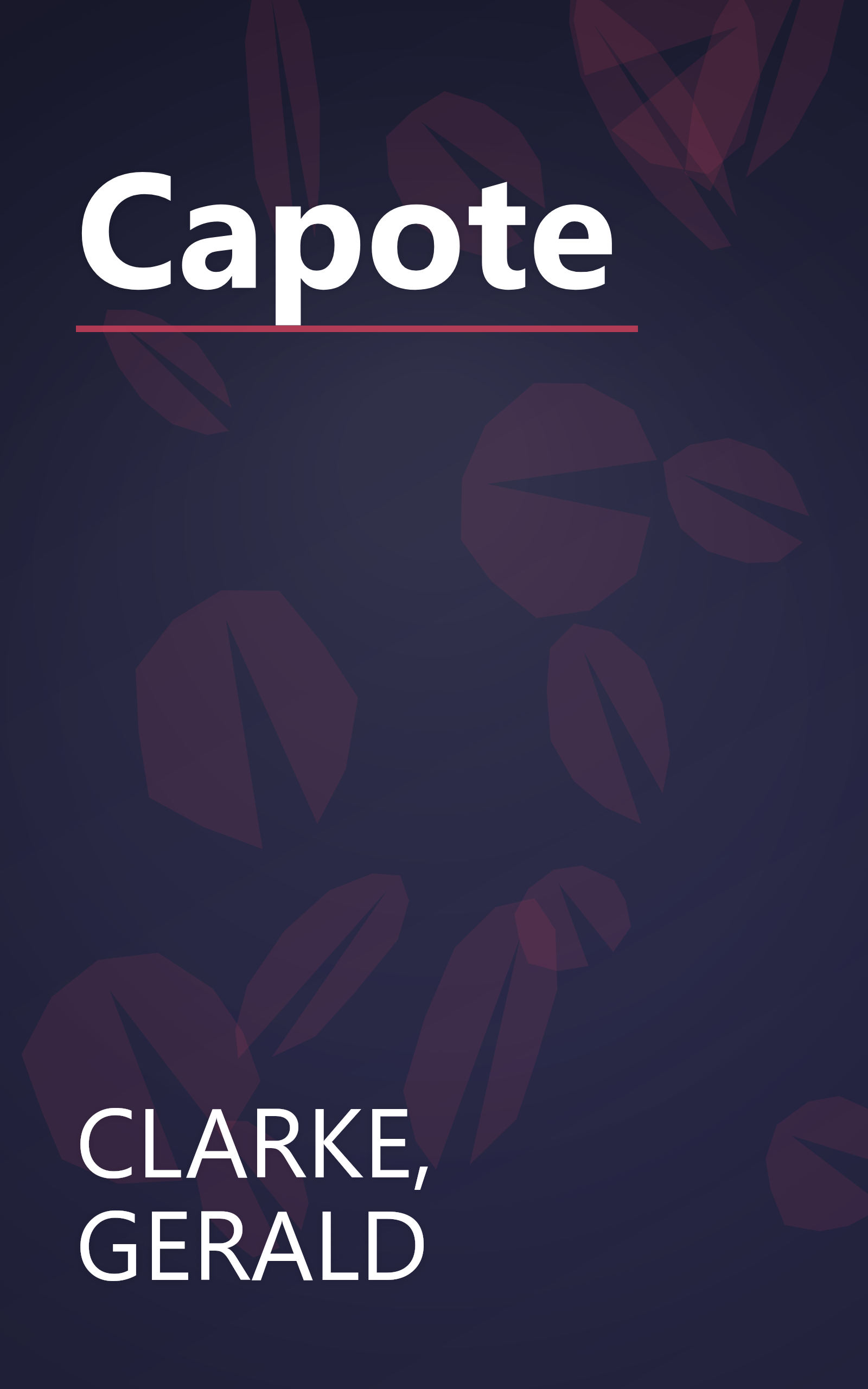 Capote book cover