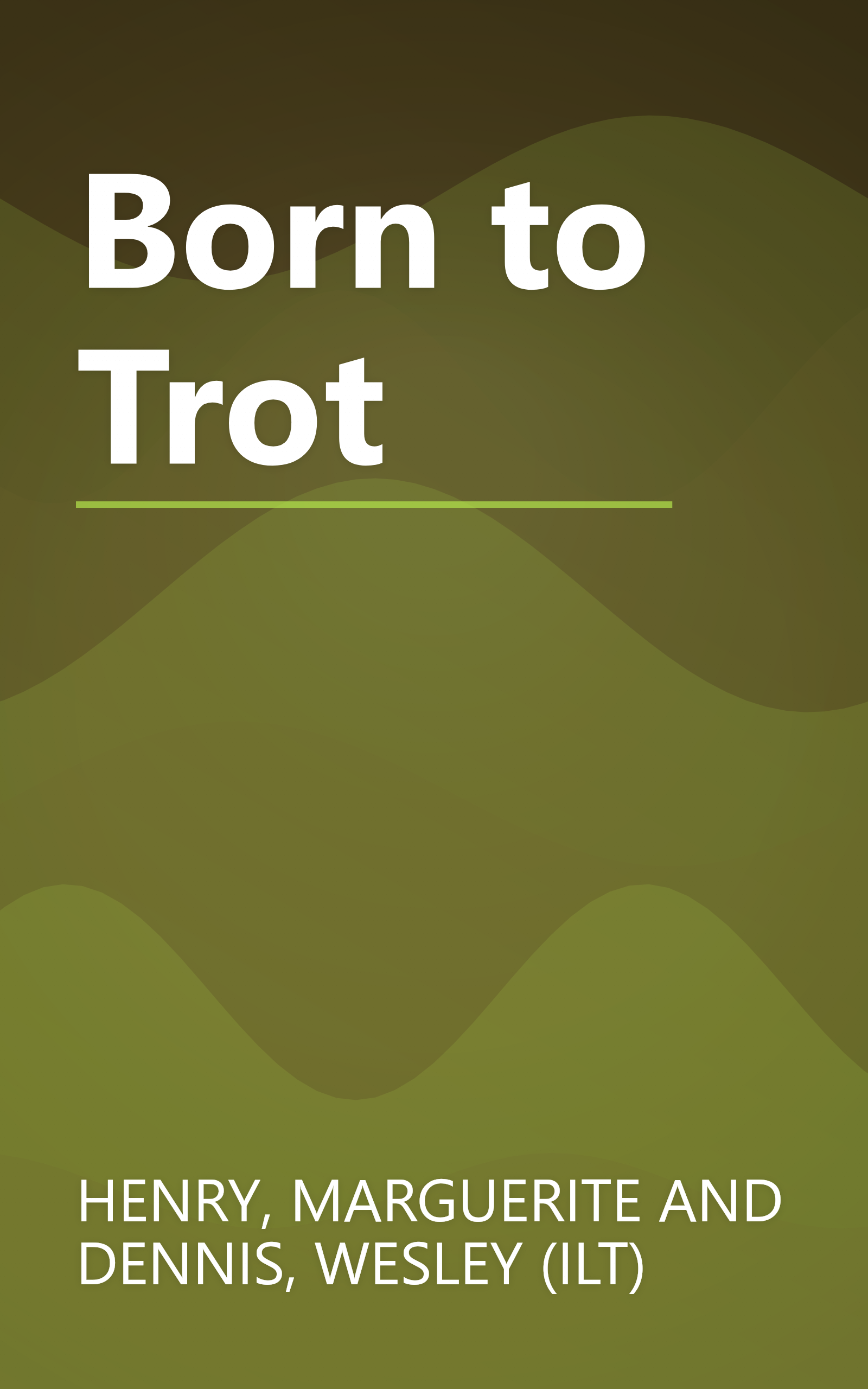 Born to Trot book cover