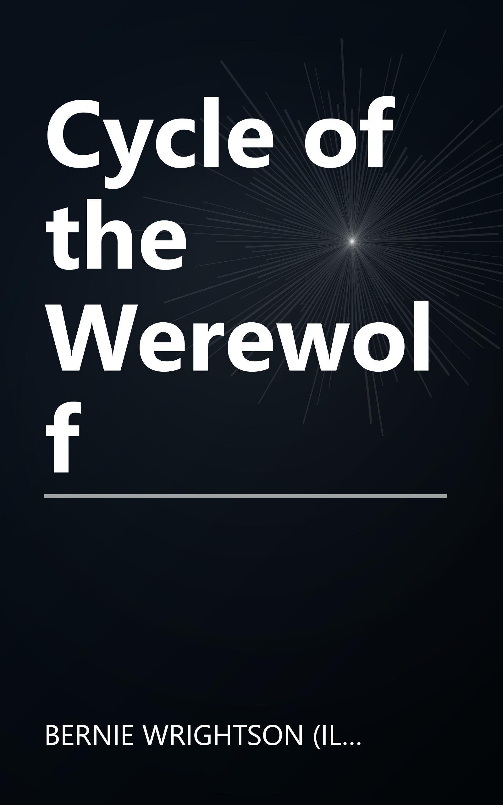 Cycle of the Werewolf book cover