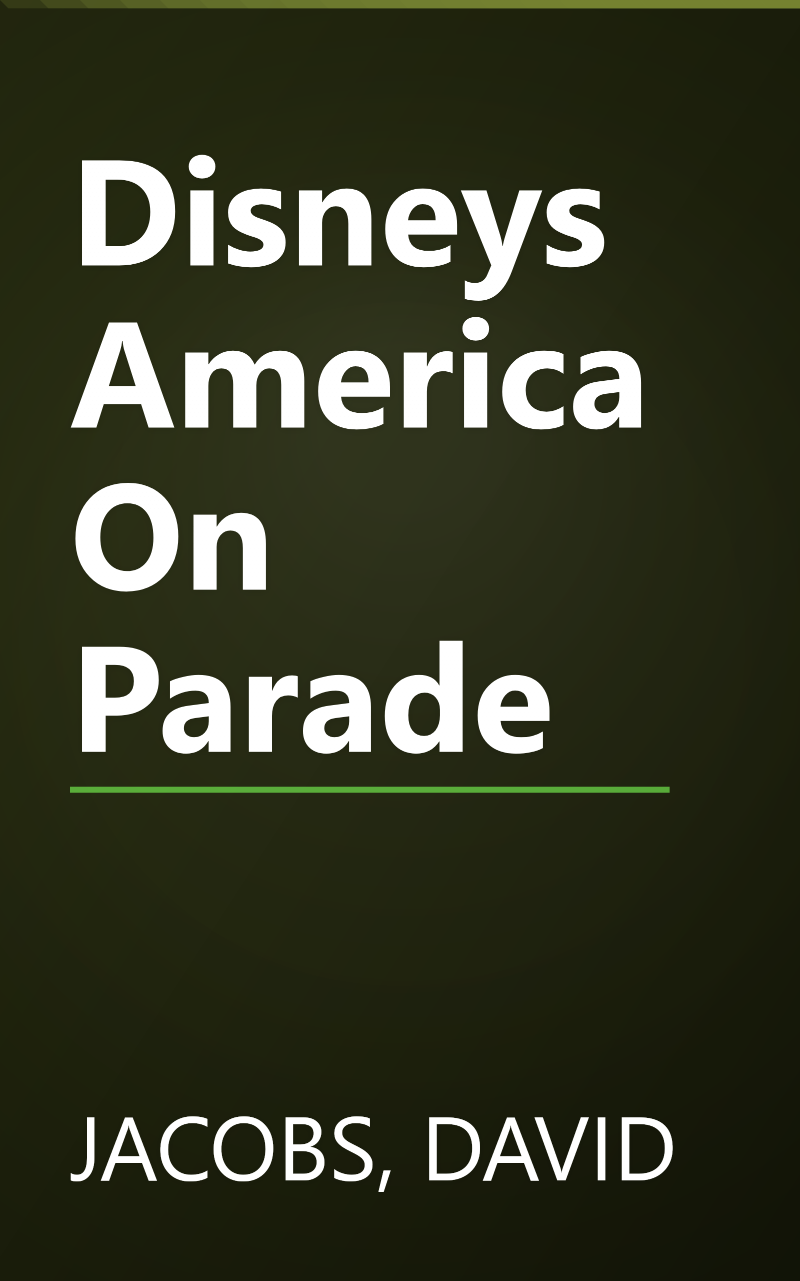 Disneys America On Parade book cover