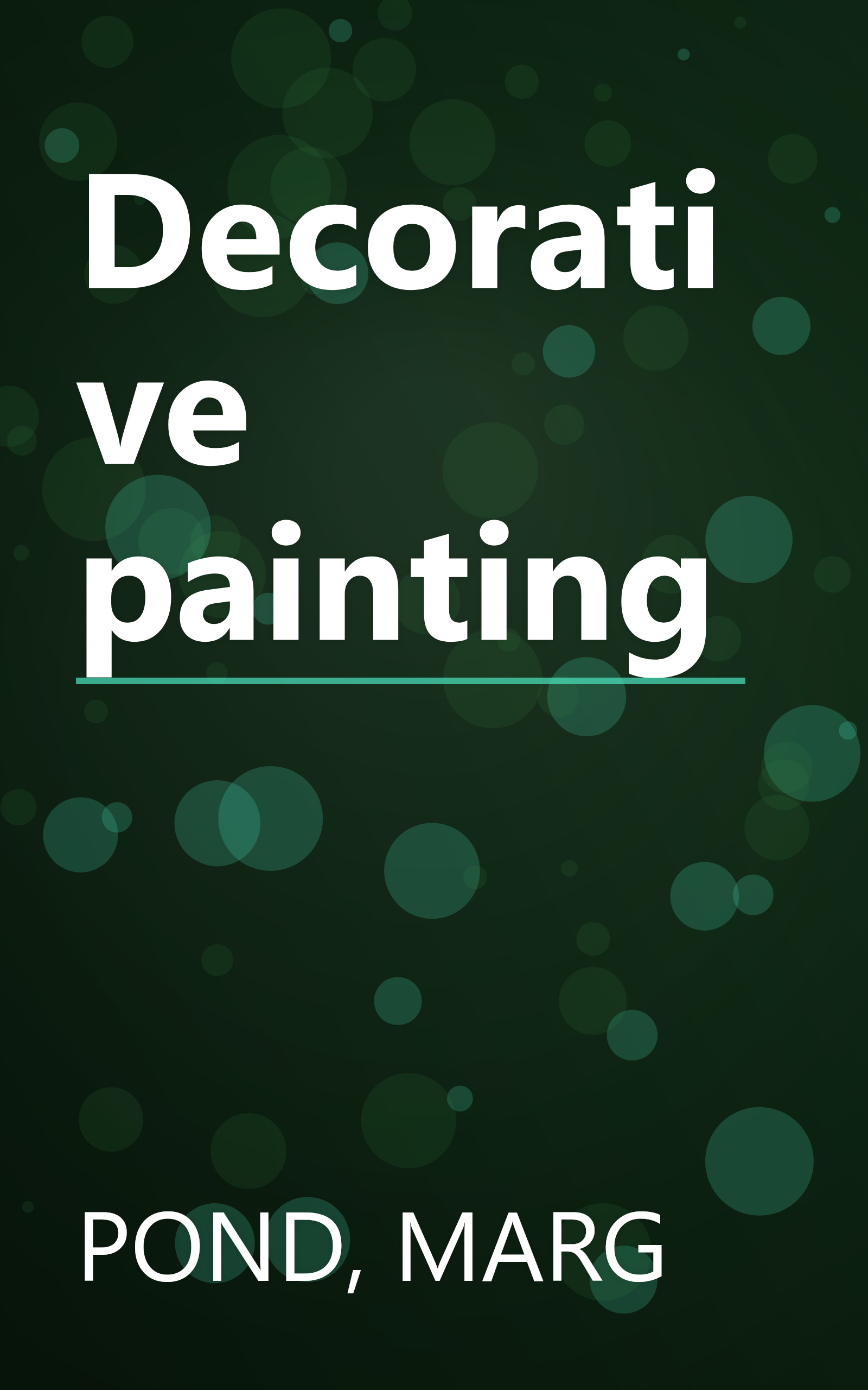 Decorative painting book cover