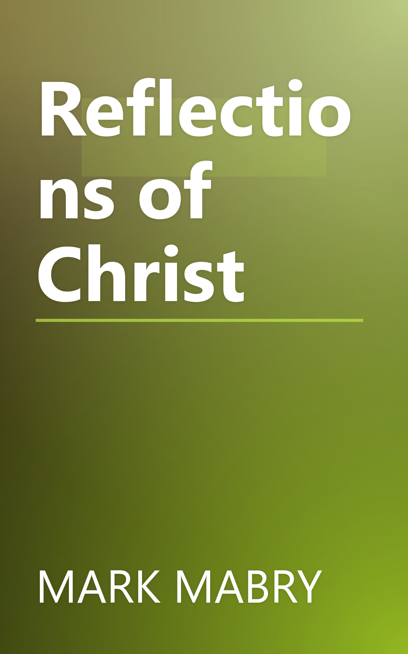Reflections of Christ book cover