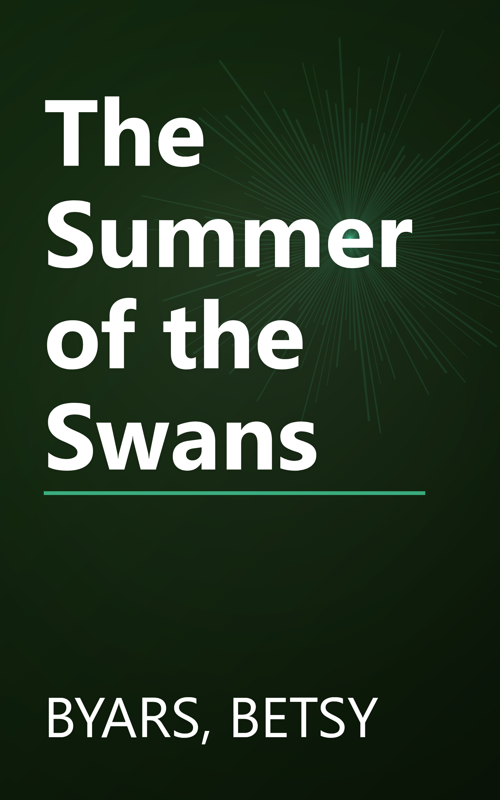 The Summer of the Swans book cover