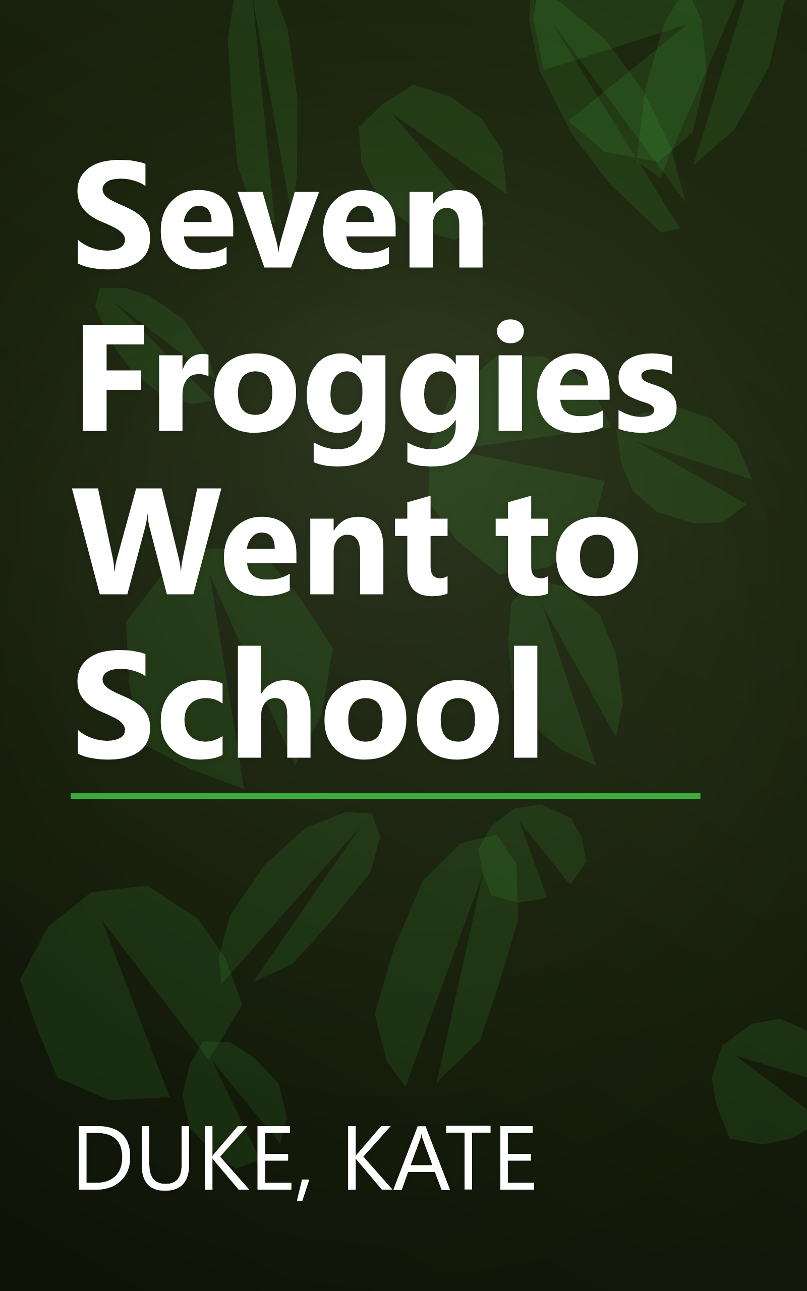 Seven Froggies Went to School book cover
