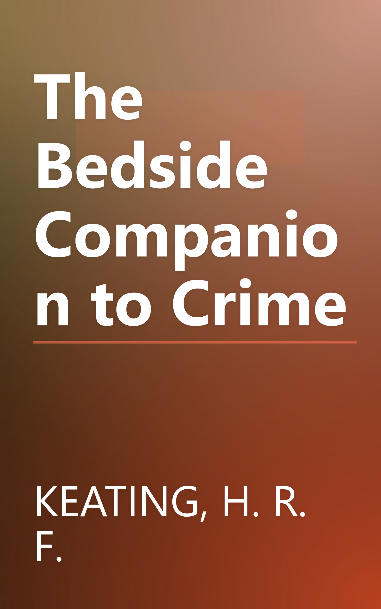 The Bedside Companion to Crime book cover